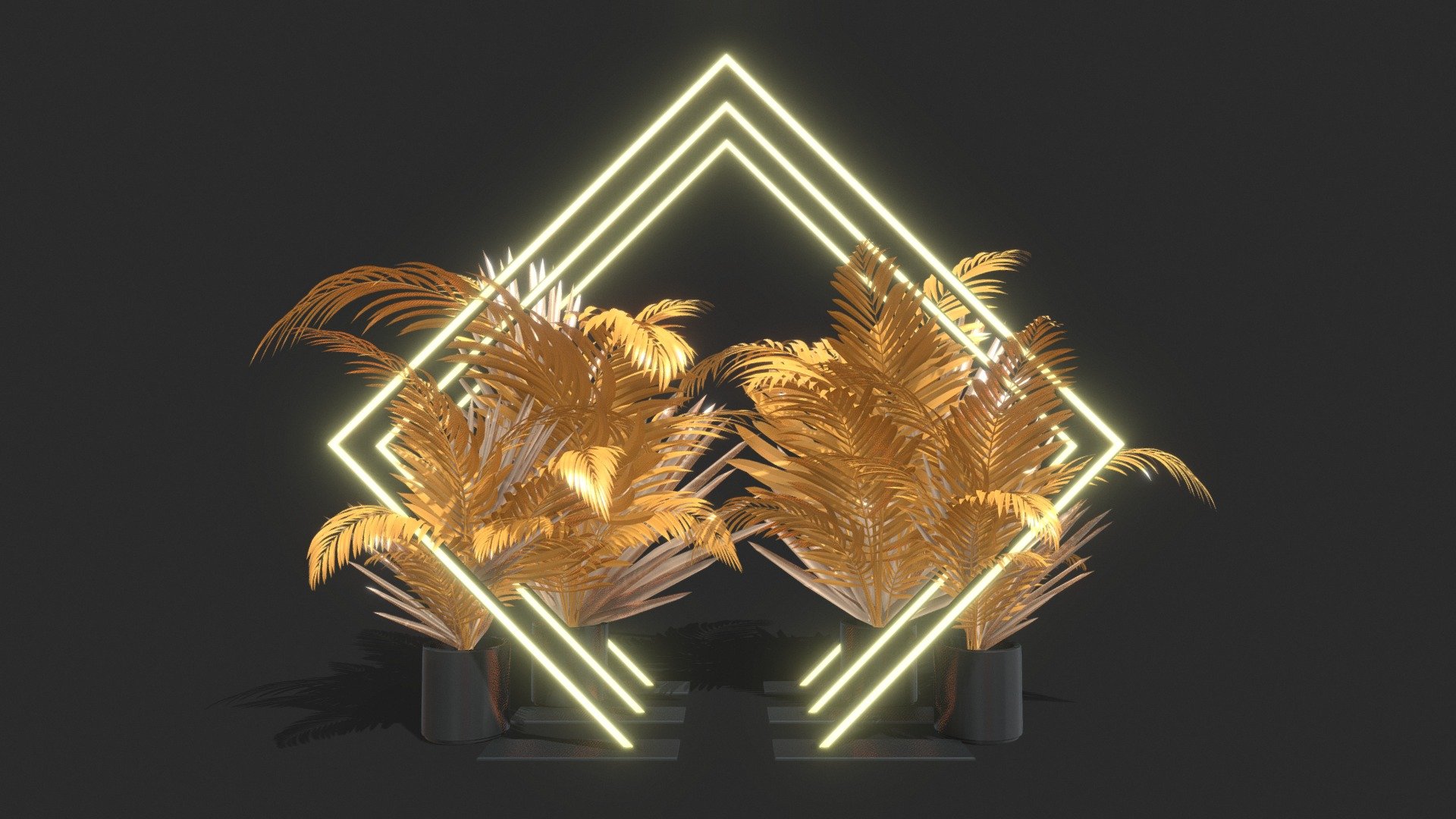 Neon Squares - Photo Opportunity - 3D model by NEONPLEX [2fe9ba4 ...