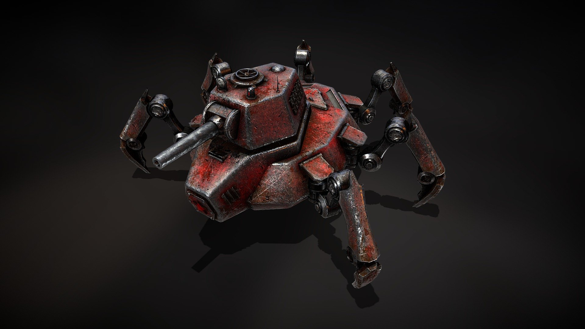 Soviet Spider Mech - Buy Royalty Free 3D model by RaynaudL (@fts_ltx ...