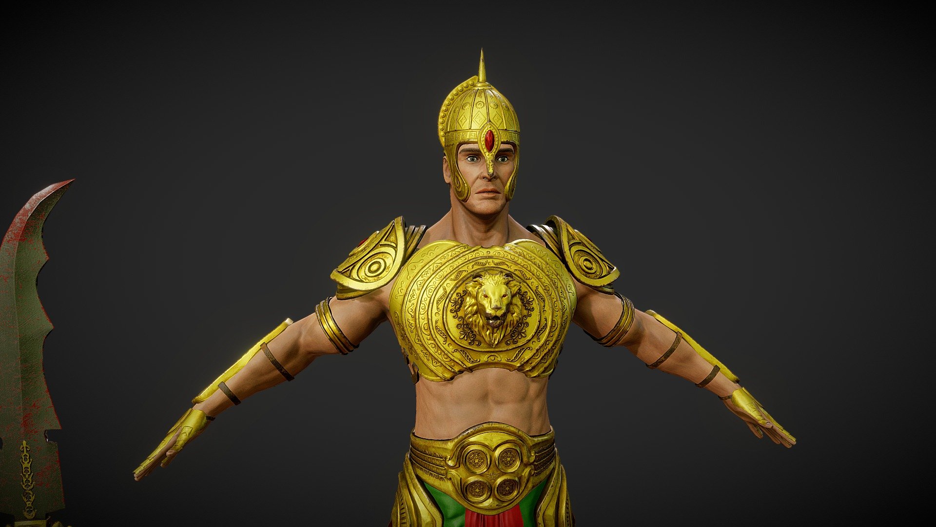 Ancient Indian Warrior - 3D model by Team-Panda [2fecea7] - Sketchfab