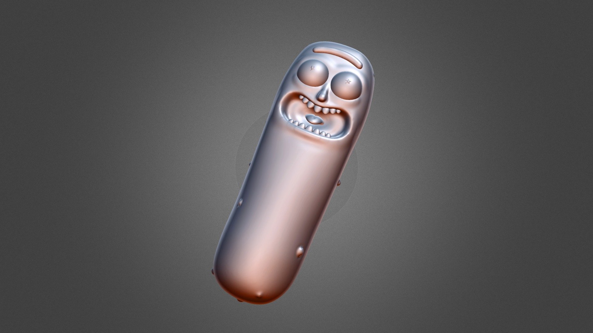PRINT 3D Pickle Rick - Buy Royalty Free 3D model by djrios14 [2fef843 ...