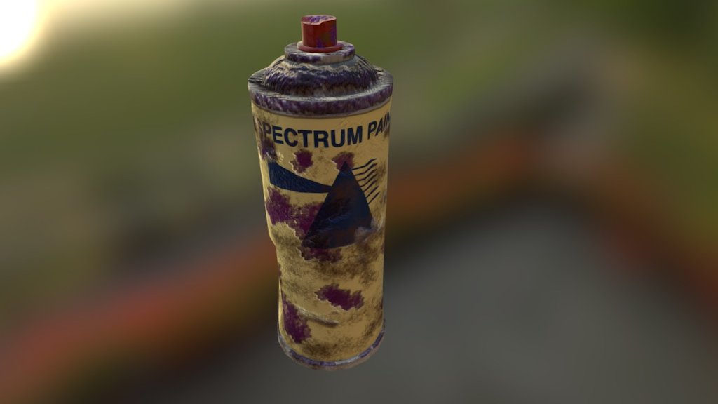 Spray Paint Can (Post-Apocalypse) - 3D model by JeremyDandeneau ...