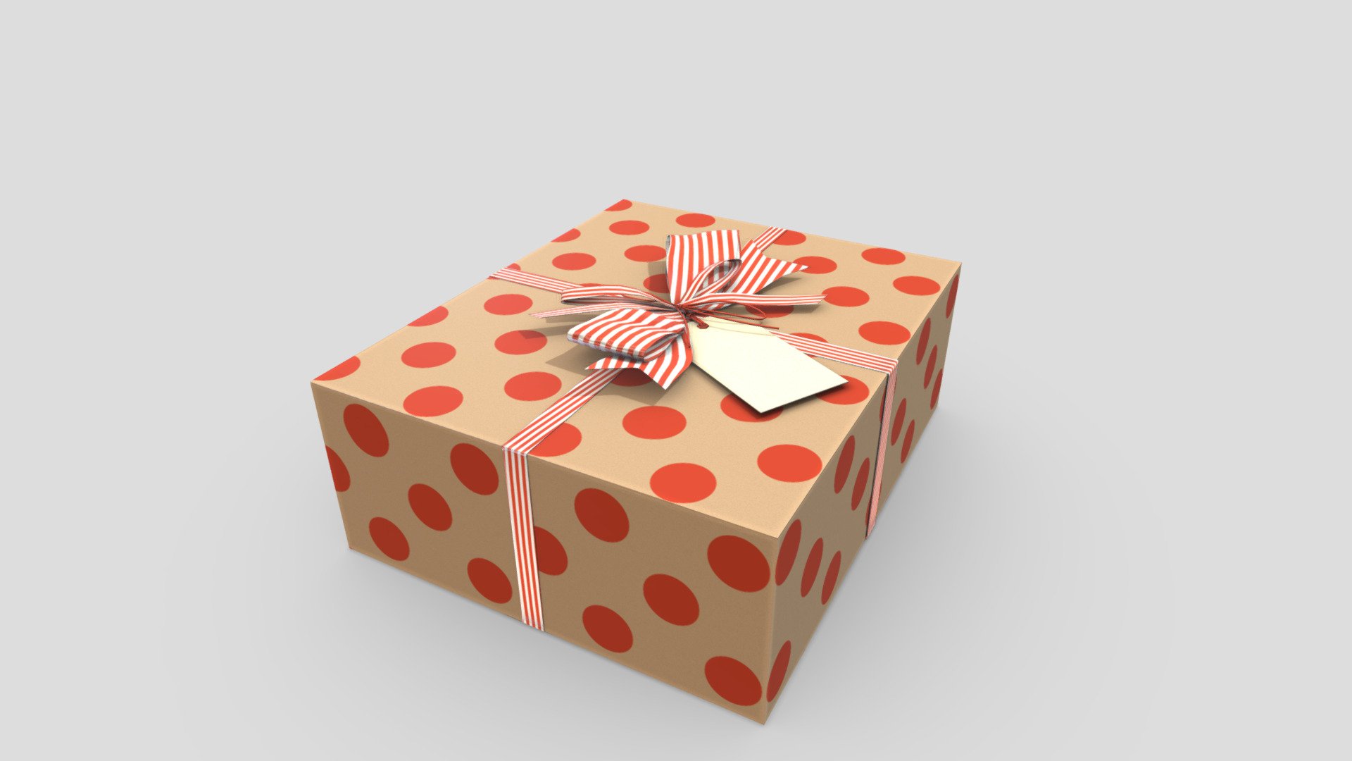 Gift Wrapped Box - Buy Royalty Free 3D model by 3dia [2ff4c7f ...
