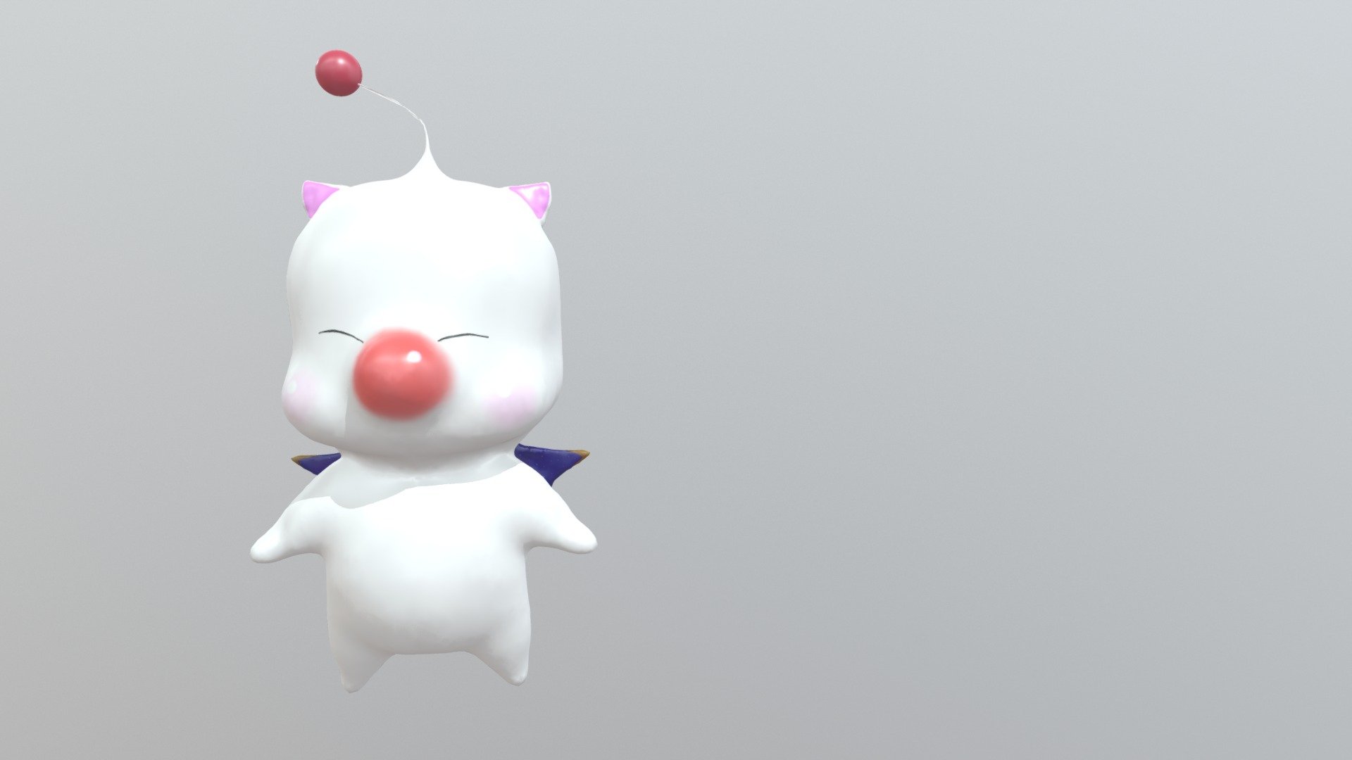 Moogle Paint - 3D model by dalavai [2ff9074] - Sketchfab