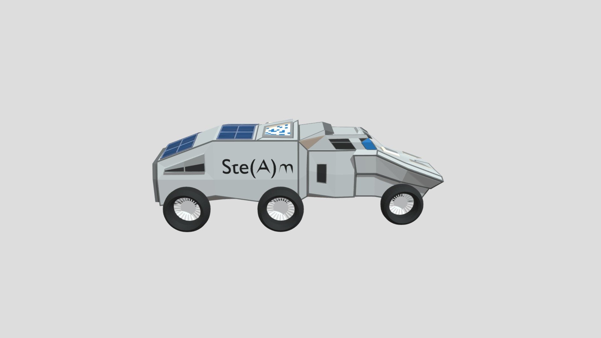 LowPoly space rover - Download Free 3D model by rupertlv [2ff9a55 ...