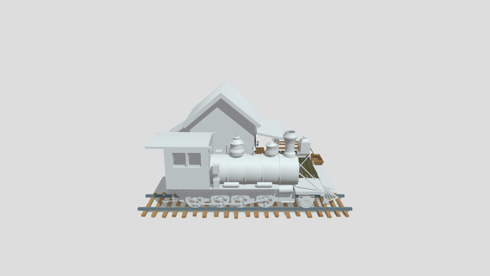Train Station_FBX - 3D model by Seba (@golox) [2ffa0a8] - Sketchfab