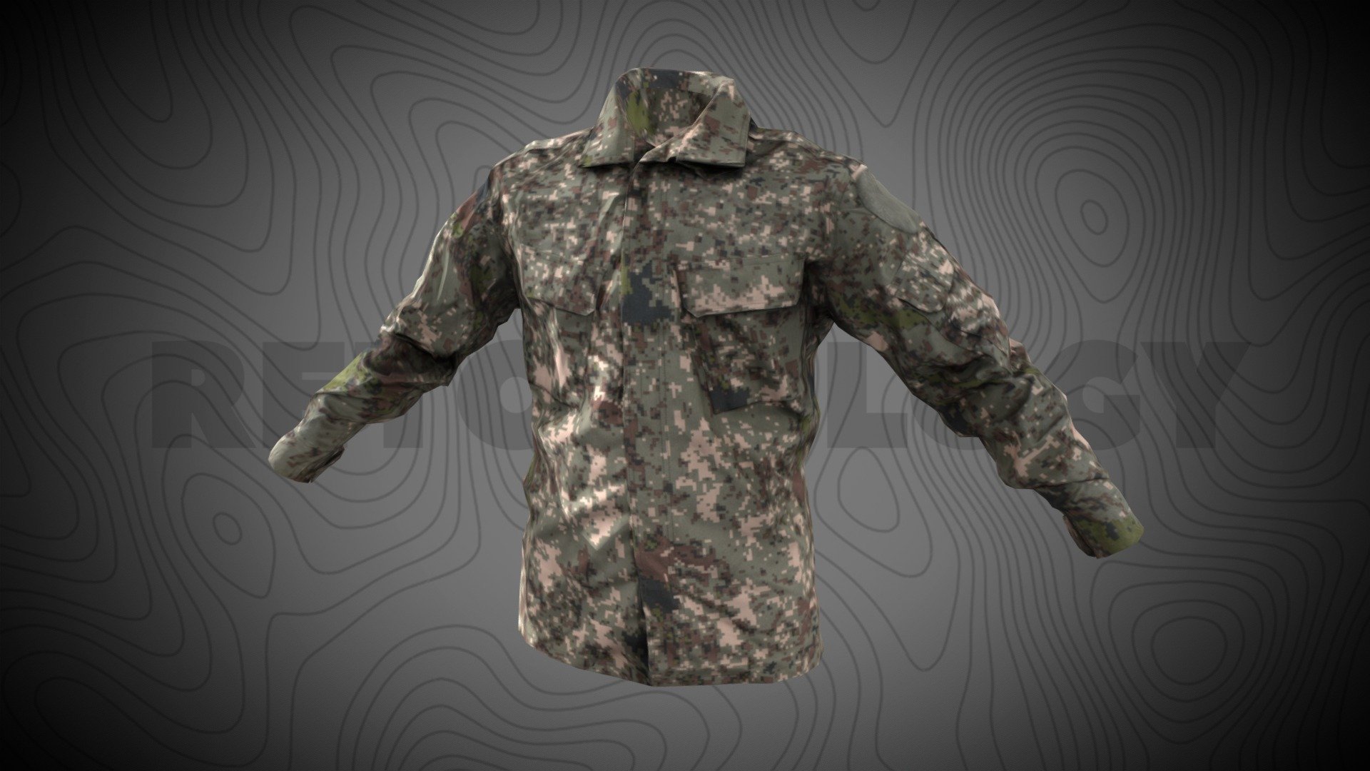 Low Poly Military Jacket Tactical Top - Download Free 3D model by ...