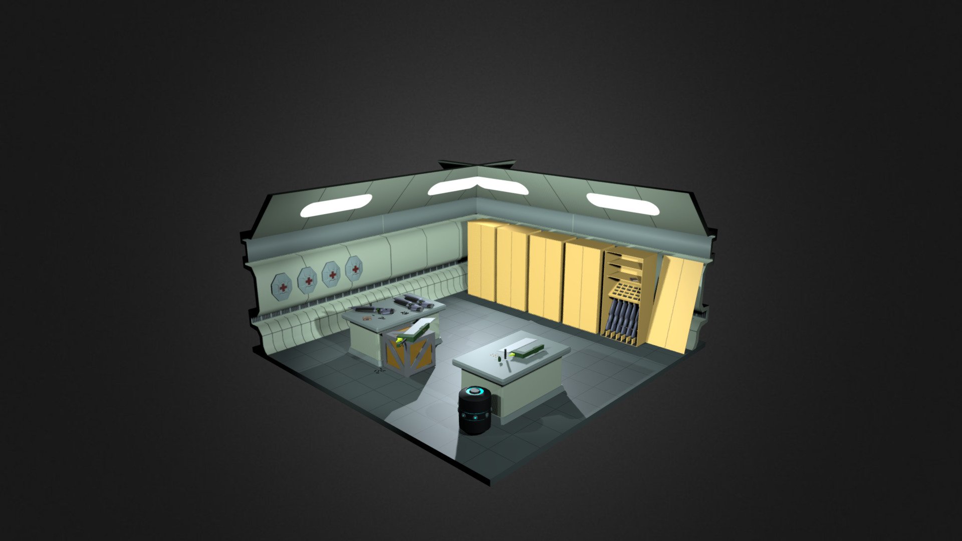 Armoury - 3D model by Kellett Dowling (@KellettDowling) [2ffcaae ...