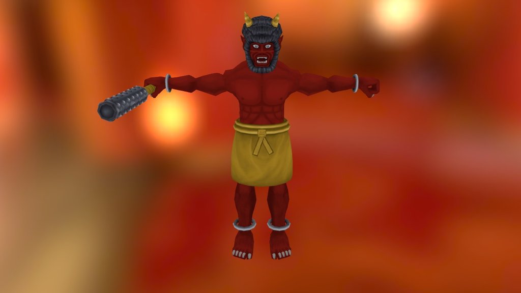 Oni - 3D model by MMKH [2ffcf5b] - Sketchfab