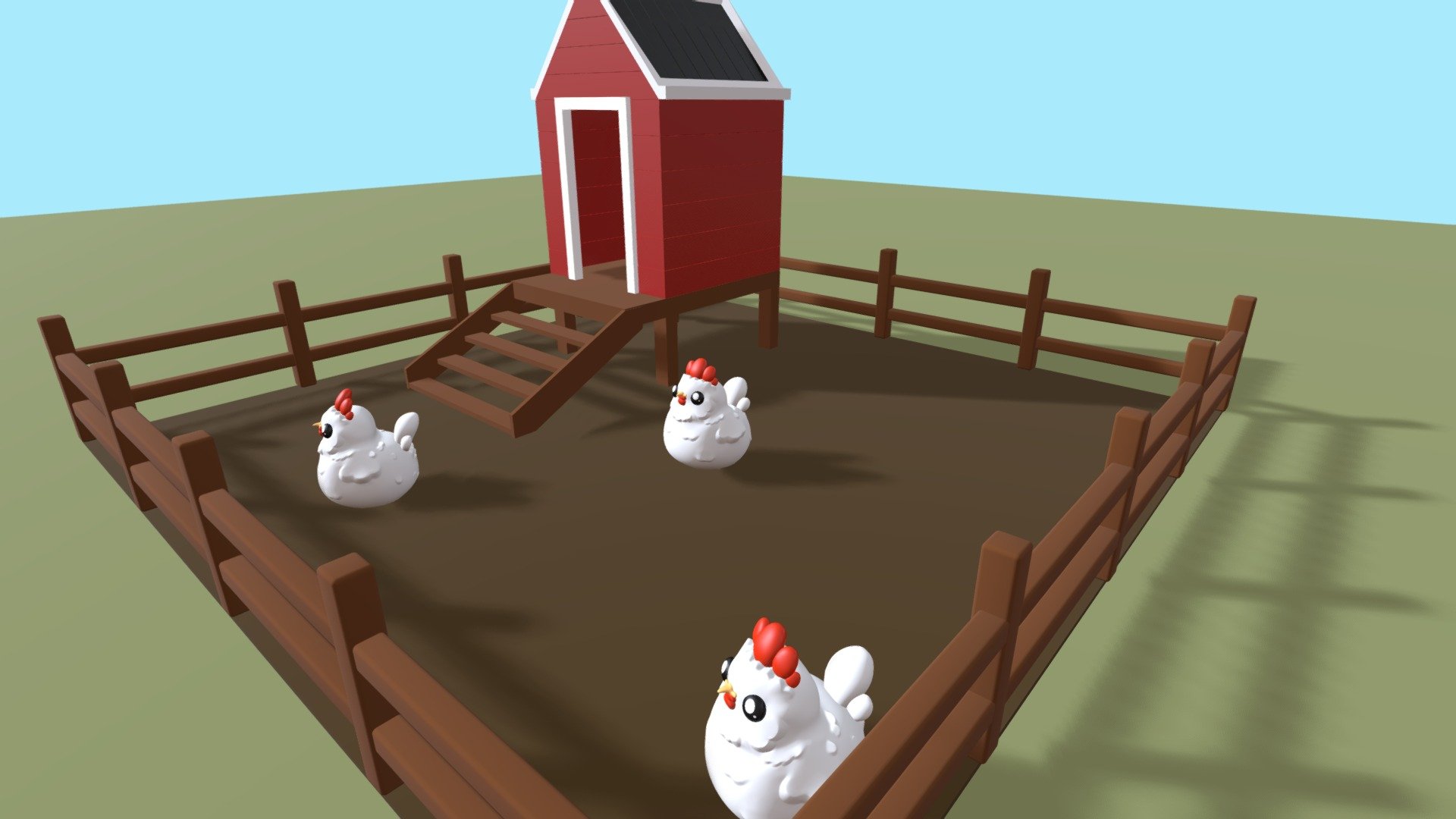 Chicken 3D Print - 3D model by Seher 3D Studio (@seher3d) [2fffcf7 ...