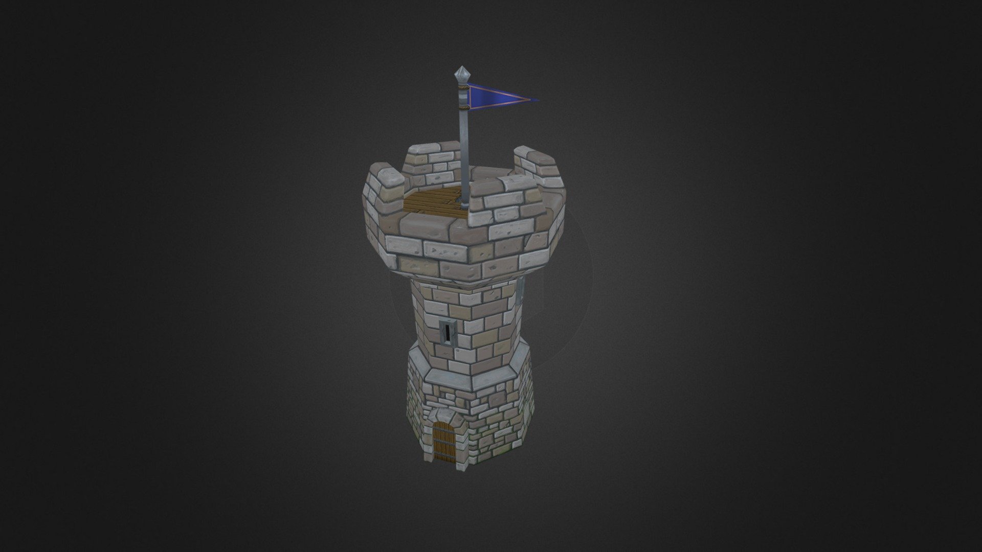 Lonely Tower - 3D model by tswarnke [2fyu0B5] - Sketchfab