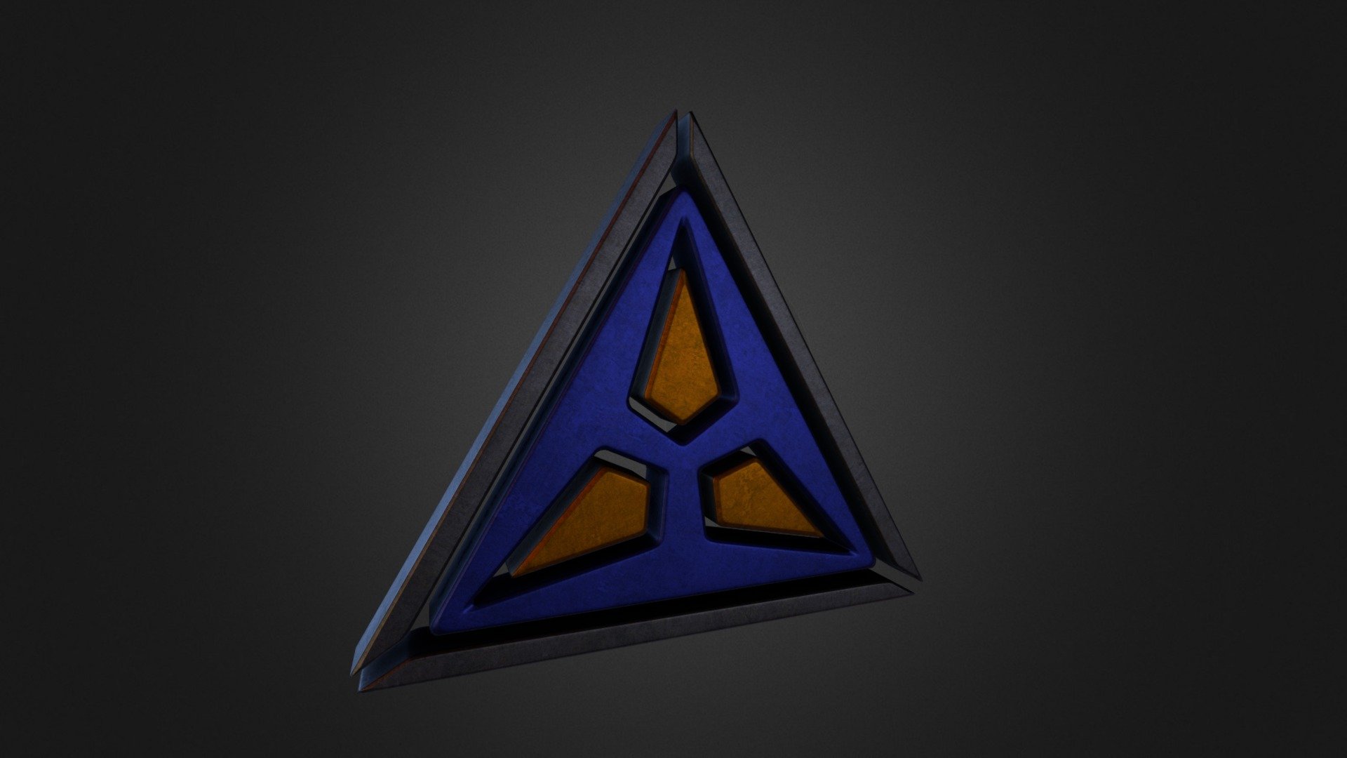 Blue Rise of the Triad Logo - 3D model by Yogensia [2qqgdPa] - Sketchfab