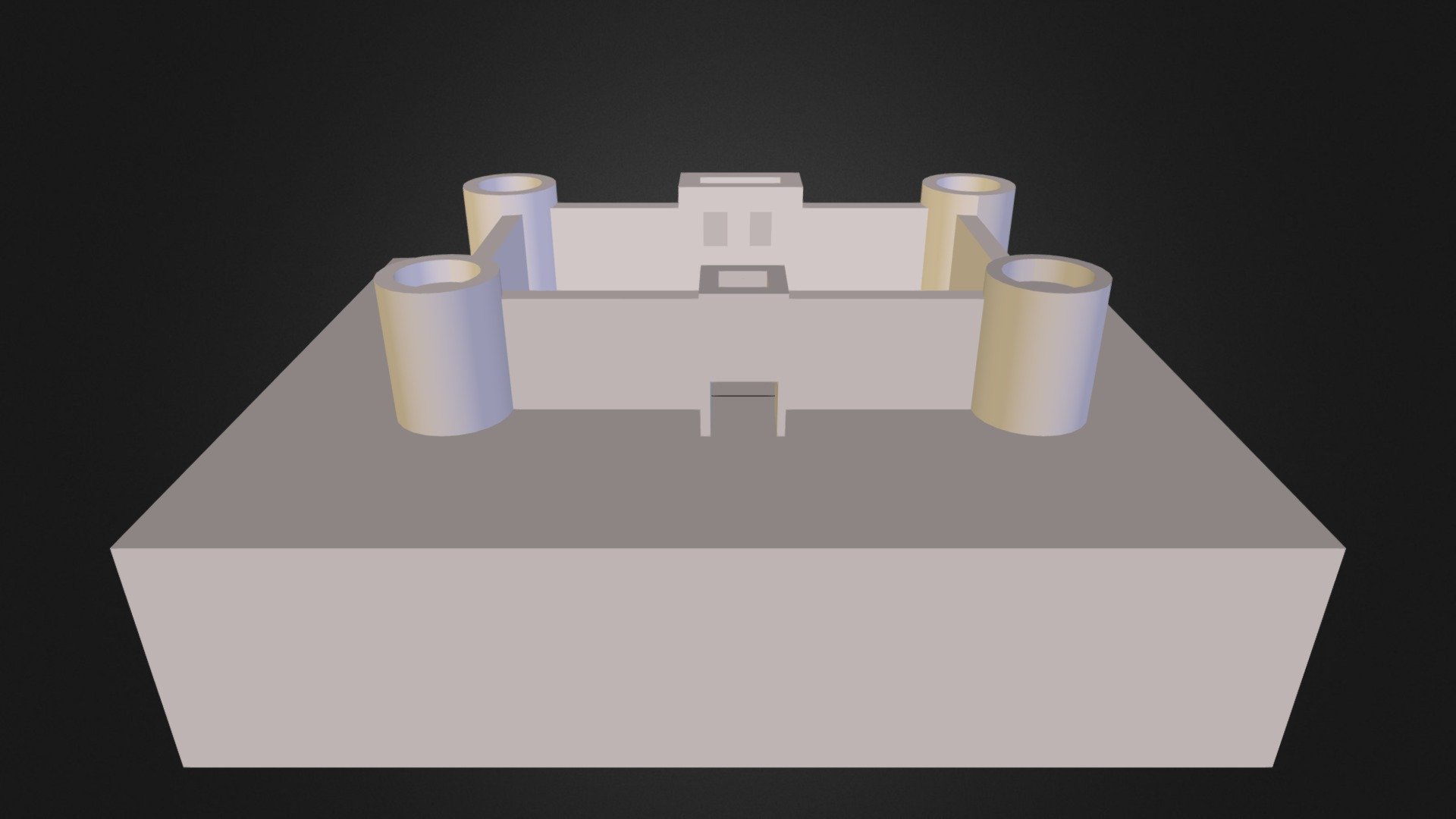 Simple Castle.dae - 3D model by hoytm18 [2rd8Haf] - Sketchfab