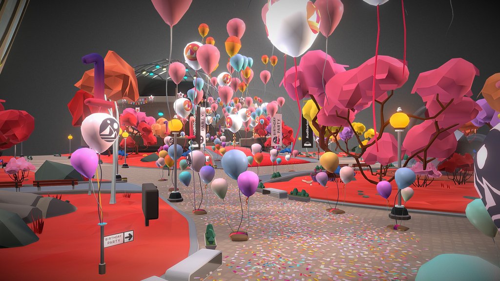 birthday - A 3D model collection by Verglas - Sketchfab