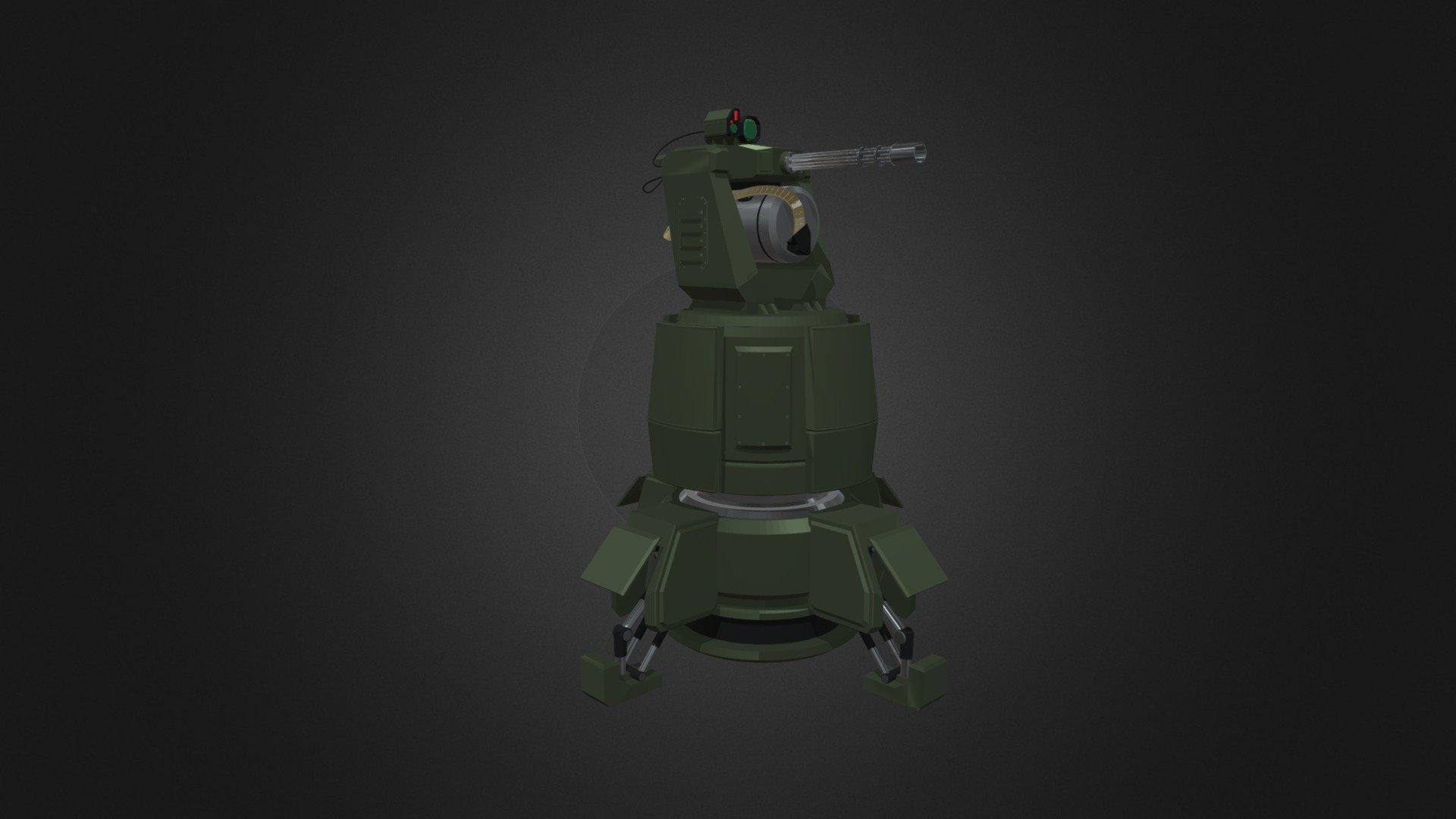 halo turret - 3D model by Giroshiba [30059e2] - Sketchfab