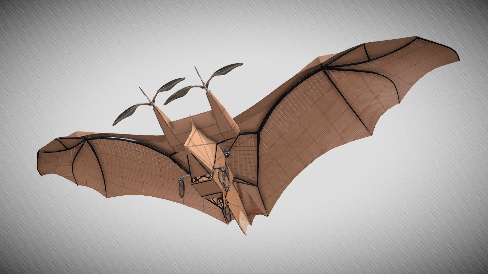 Clément Ader Avion III - 3D model by yan_adidas [3006e72] - Sketchfab