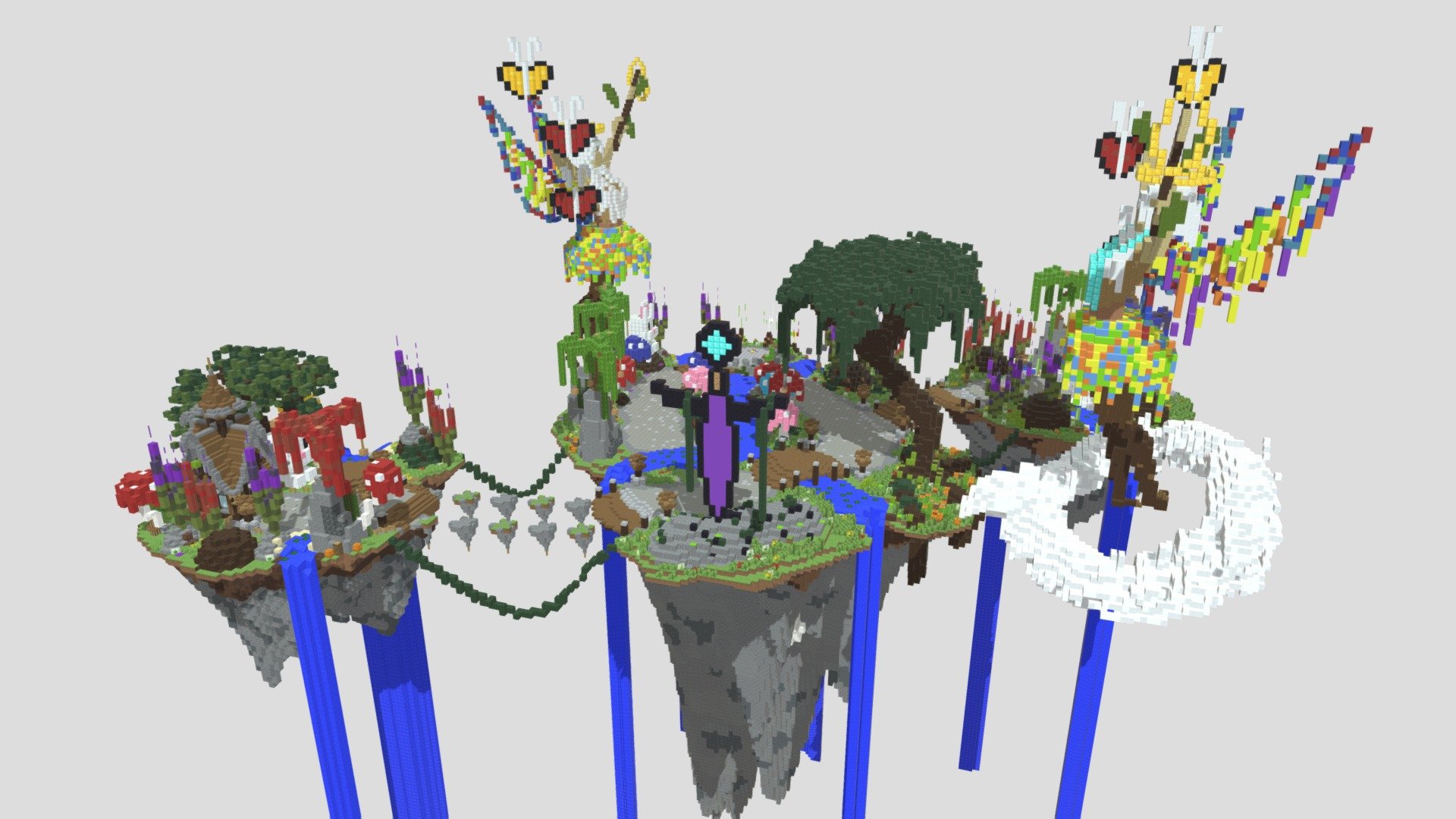 MINECRAFT Lobby Fantasy - 3D model by AstrumProjects [3007f52] - Sketchfab