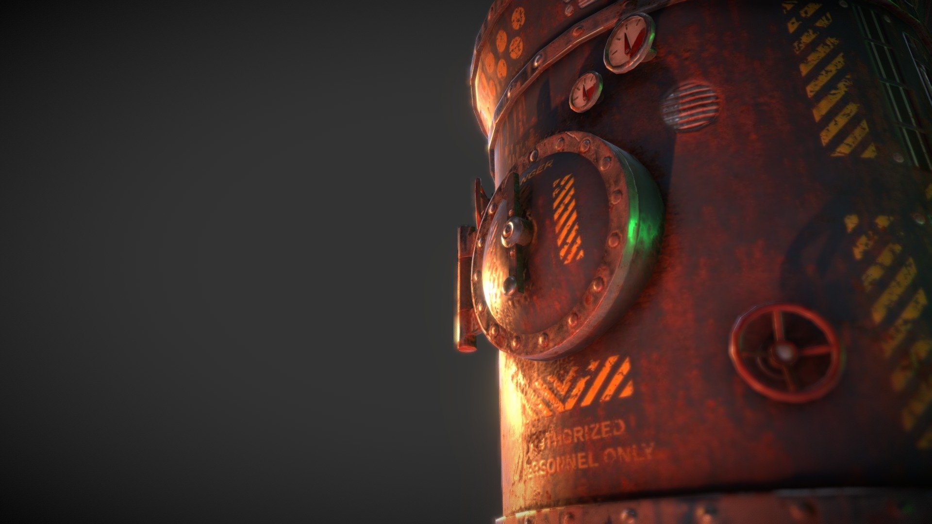 Rusted Steam Boiler - 3D model by Philipp Busse (@WoTiger) [30080b3 ...