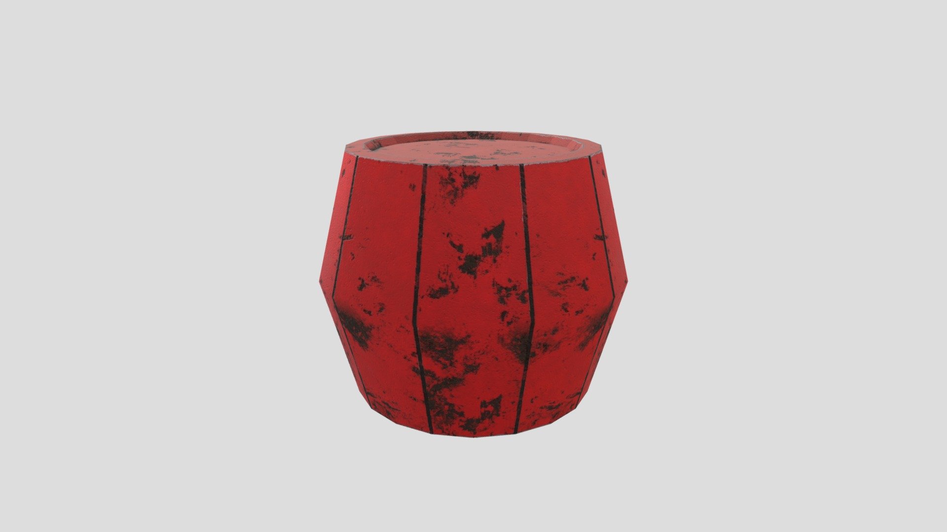 red barel - 3D model by davidkpat [300a7c1] - Sketchfab