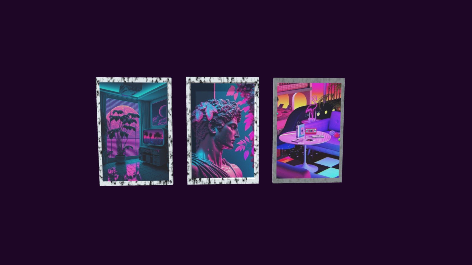 Neon_ Posters - Download Free 3D model by Seniora_Kora (@kora_pomidora ...
