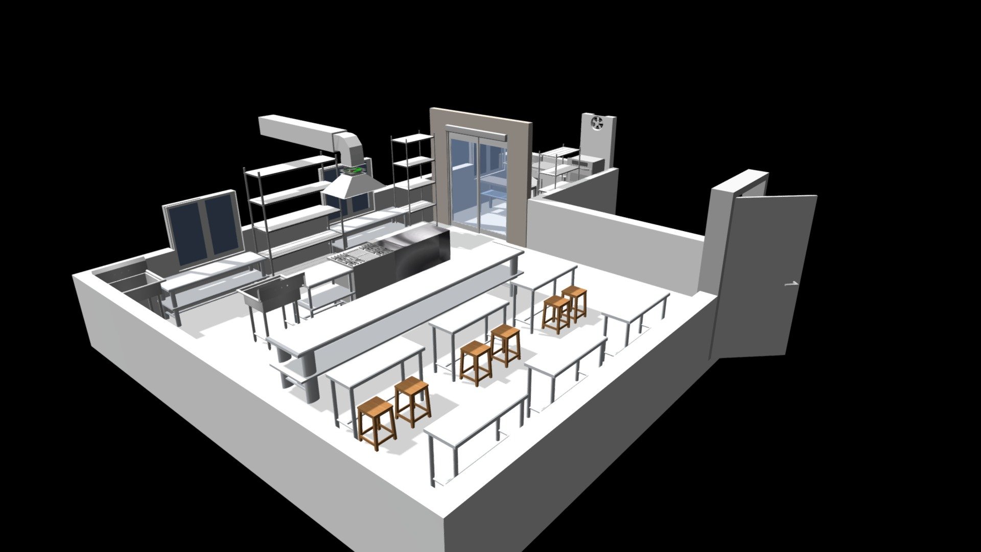 Stephen Kitchen - Download Free 3D model by Yateer [300ee31] - Sketchfab