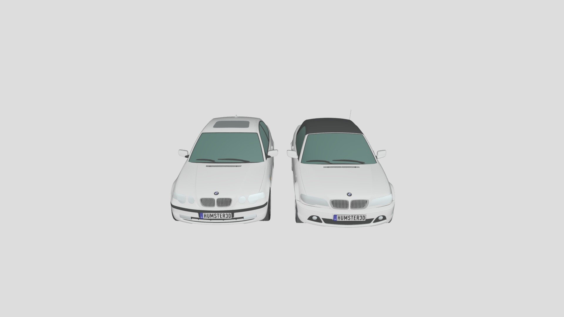 BMW 3 Series E46 Compact And Convertible - Download Free 3D model by ...