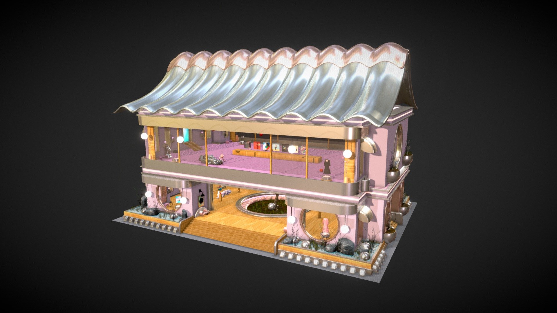 RAC House - 3D model by Decentraland [300f0e0] - Sketchfab