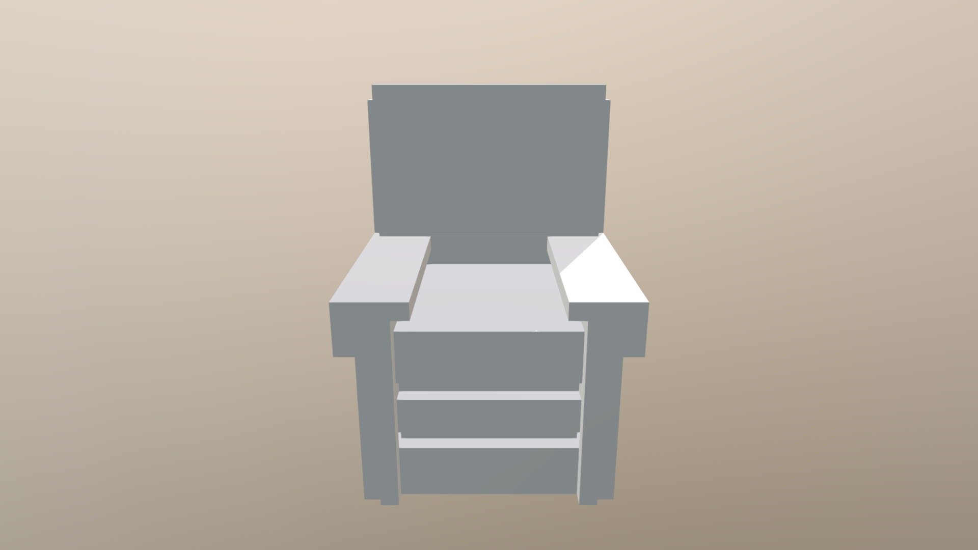 recliner - 3D model by austindindino [3012ac4] - Sketchfab