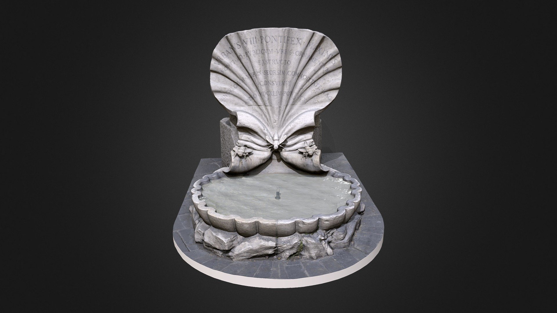 Fontana Delle Api - 3D model by ruggeriludovico [3013609] - Sketchfab