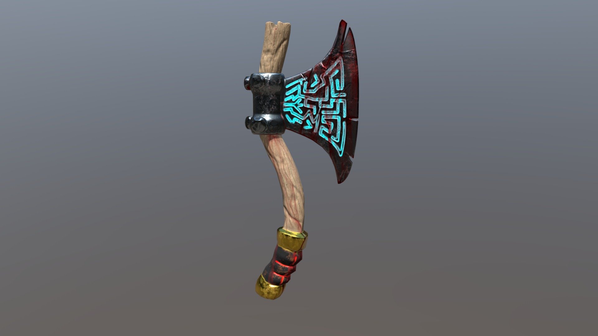 WoW_Battle_Axe - 3D model by ZacharyMathewson [3014ce4] - Sketchfab