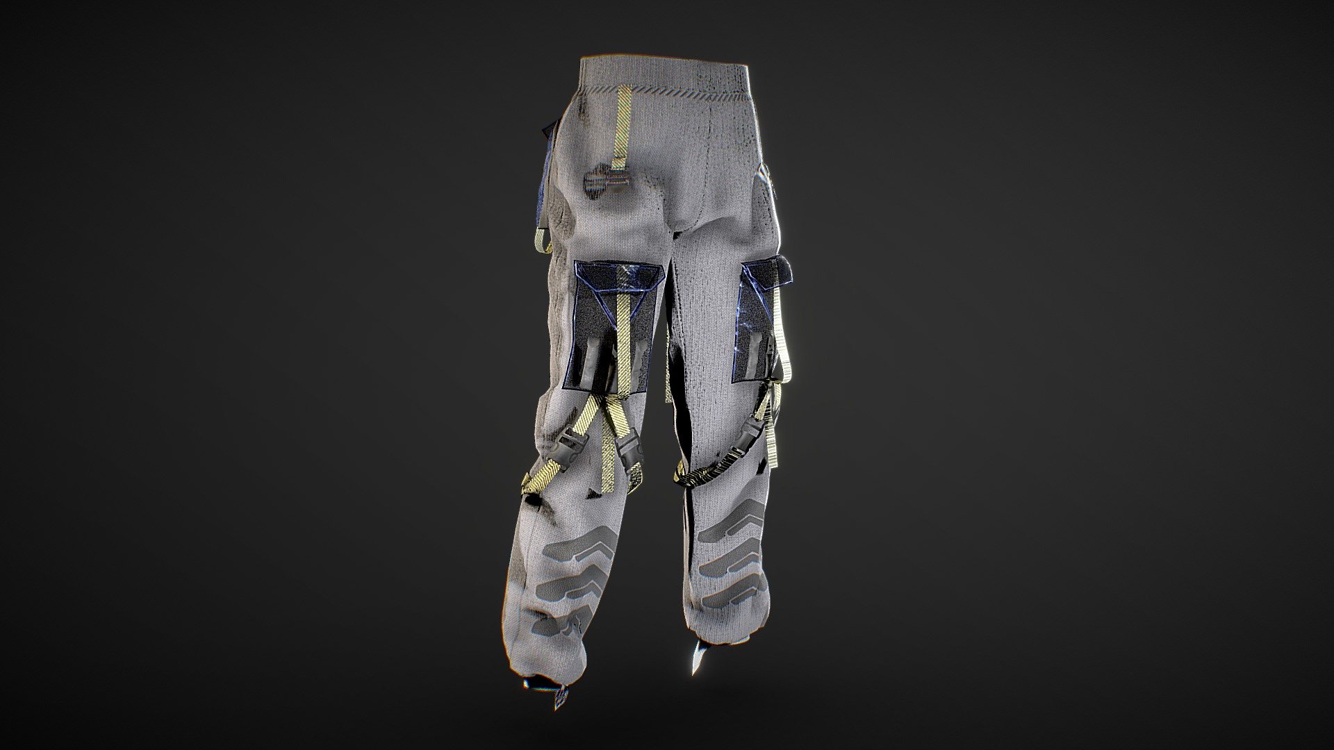 Tech-Wear Pants - Buy Royalty Free 3D model by Paradoox_Fashion ...