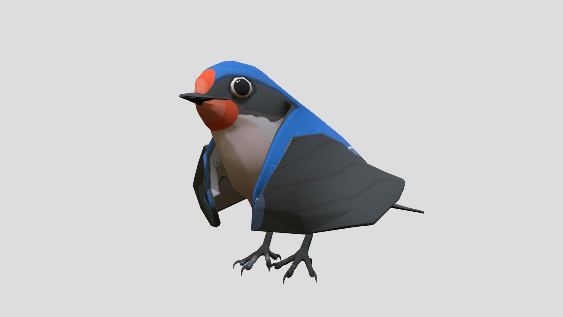 Cartoon Swallow with animations - Buy Royalty Free 3D model by Mixall ...