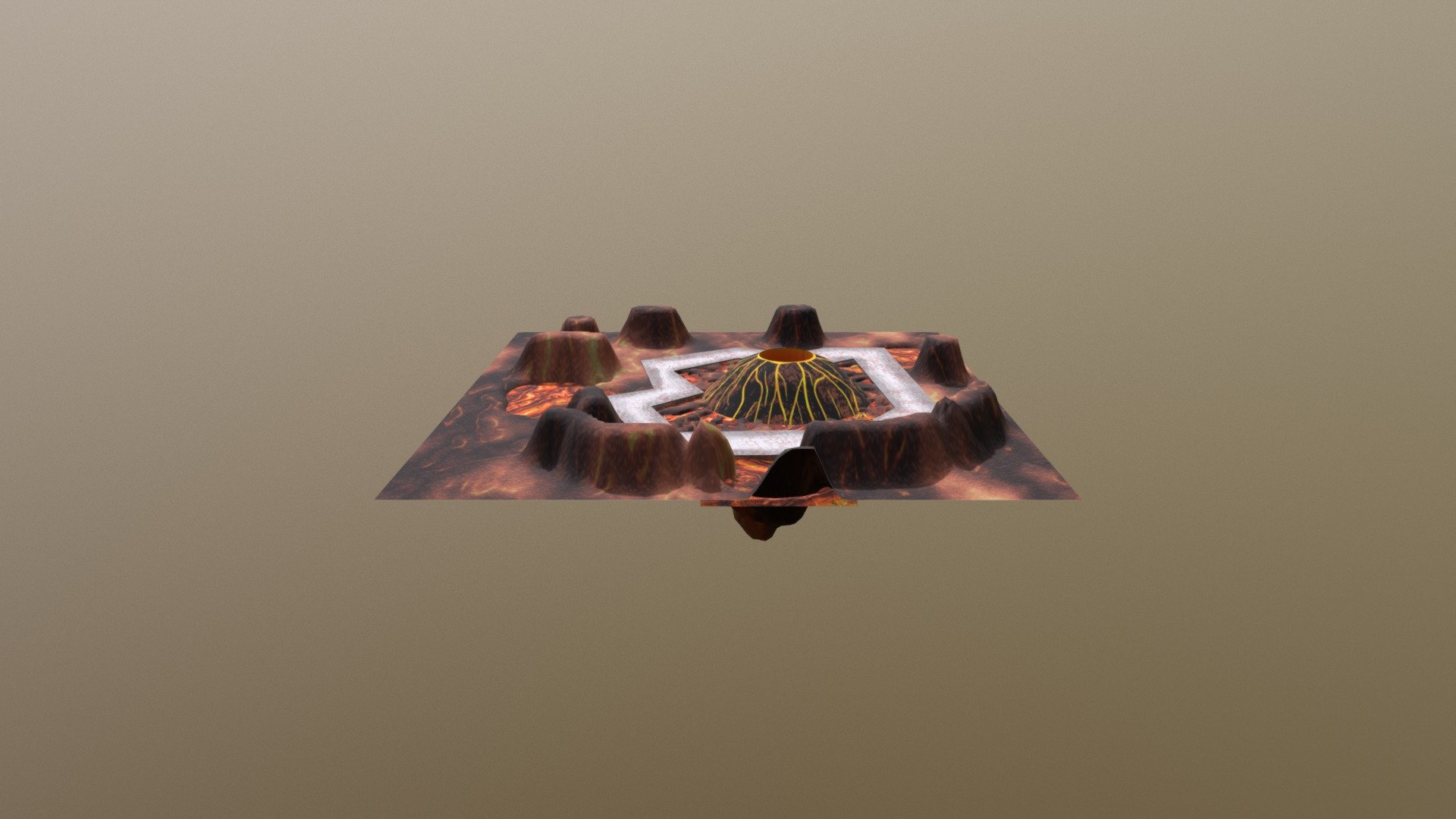 Volcanic planet race track - 3D model by Bluequazer [3016ded] - Sketchfab