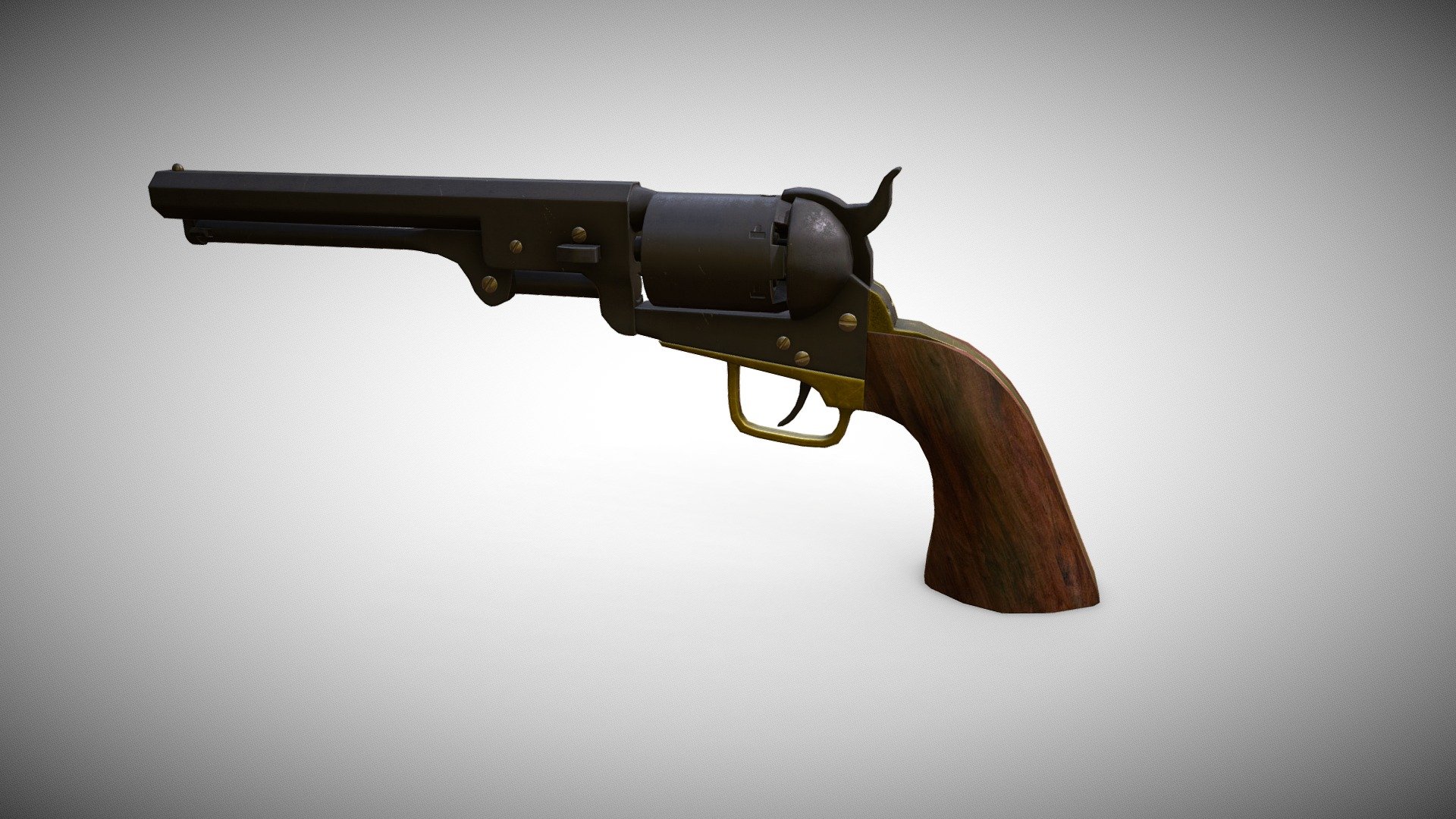 Colt 1851 Navy Revolver - 3D model by Egor Surin (@stark.egor) [30172d4 ...