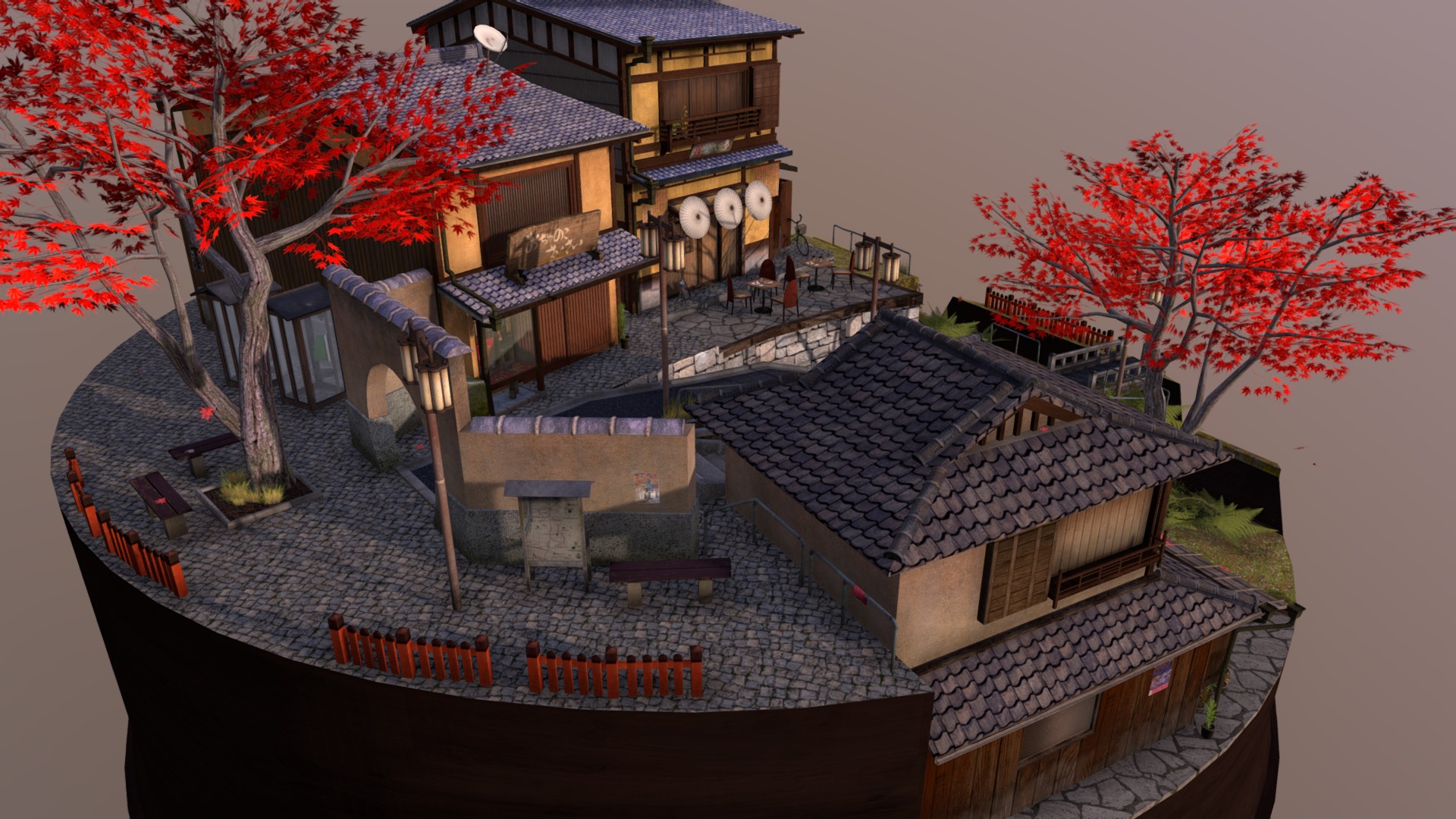 City Scene - 3D model by Lune Rosseel (@Lune_Rosseel) [30185e3] - Sketchfab