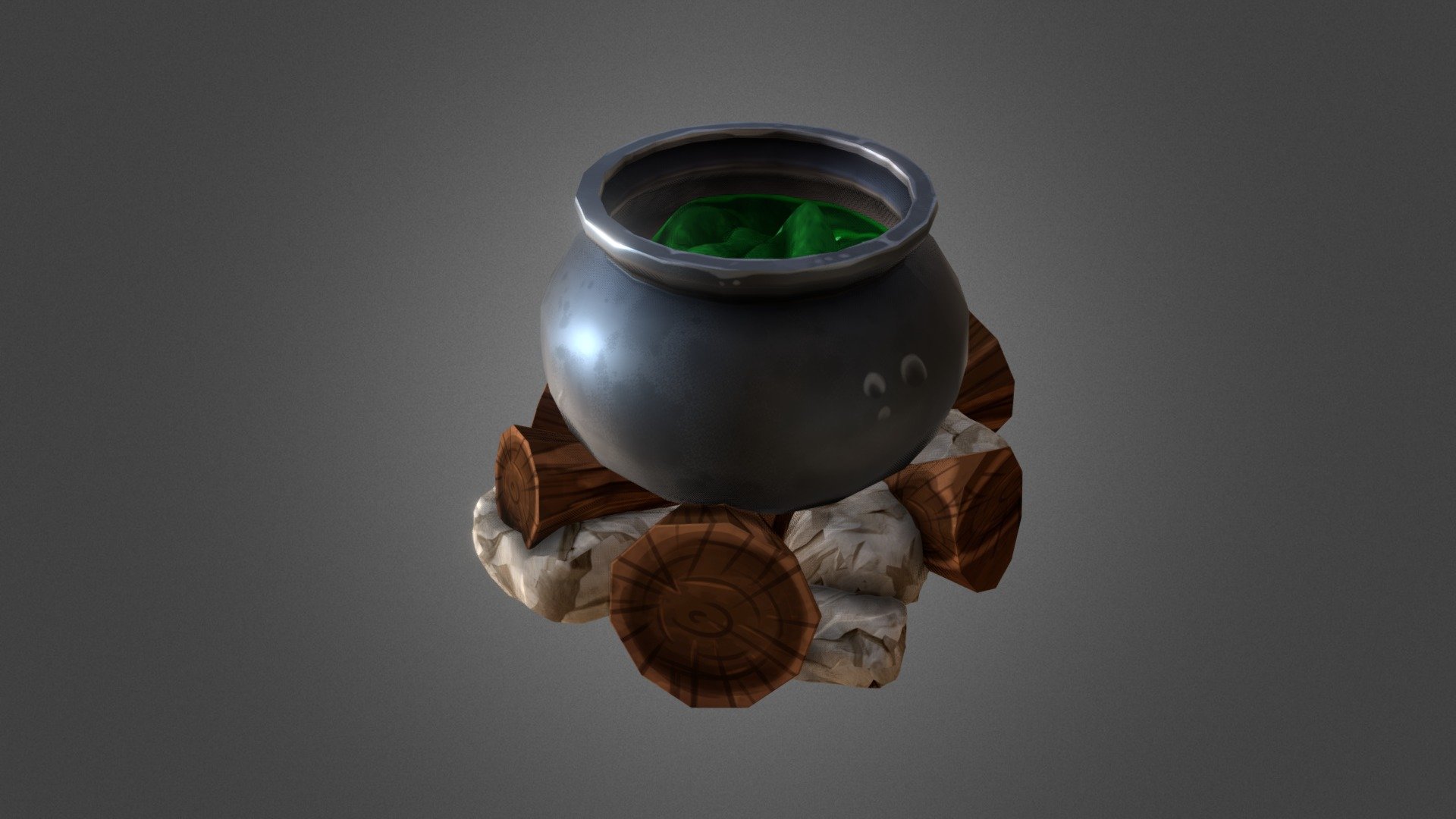 Cauldron - 3D model by kendal316 [3019b41] - Sketchfab