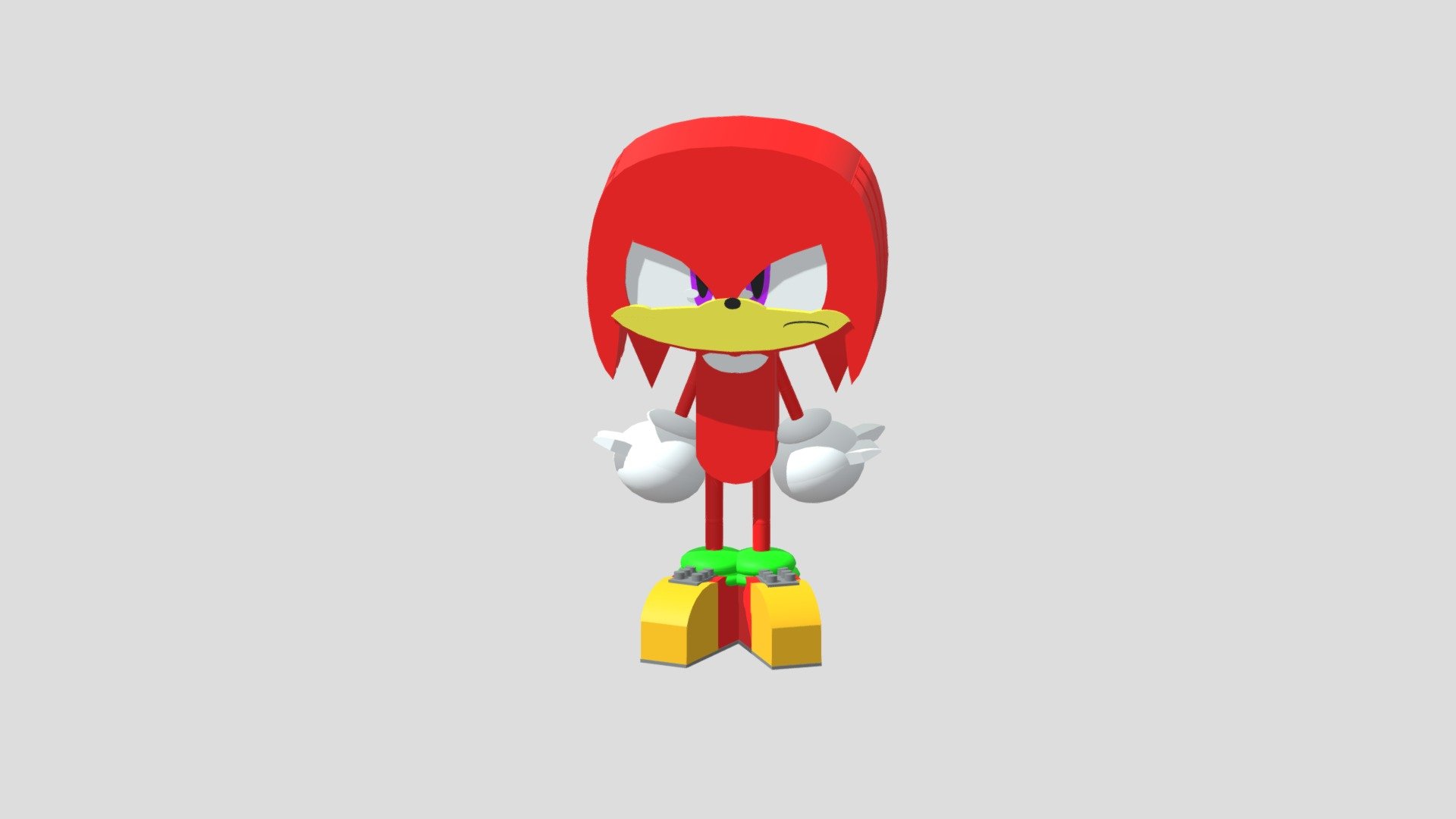 Knuckles td - 3D model by PapyrusFool (@sonicboy1112) [301ab4d] - Sketchfab