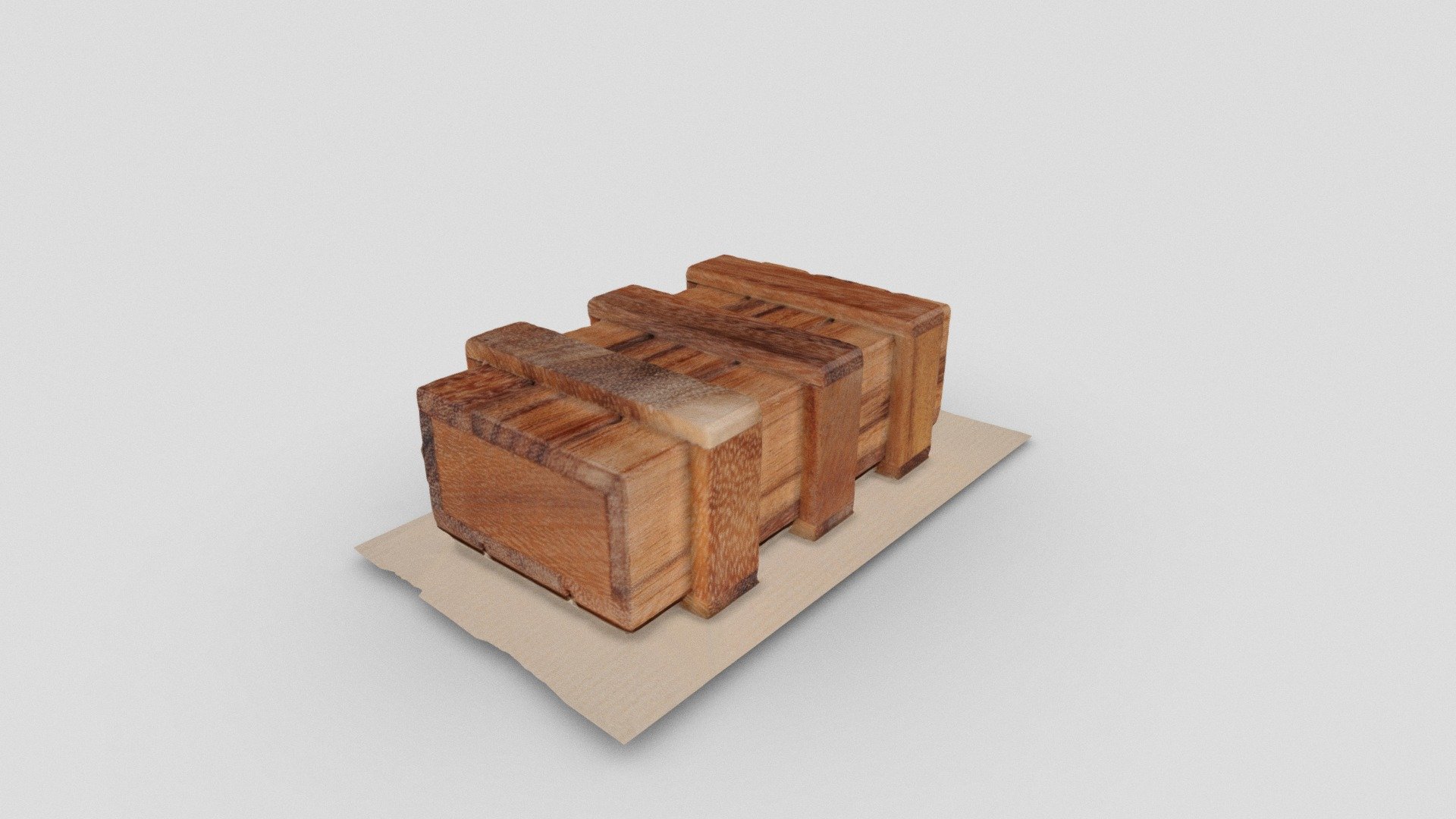 wodden box - Download Free 3D model by mrfunnysheep [301bebc] - Sketchfab