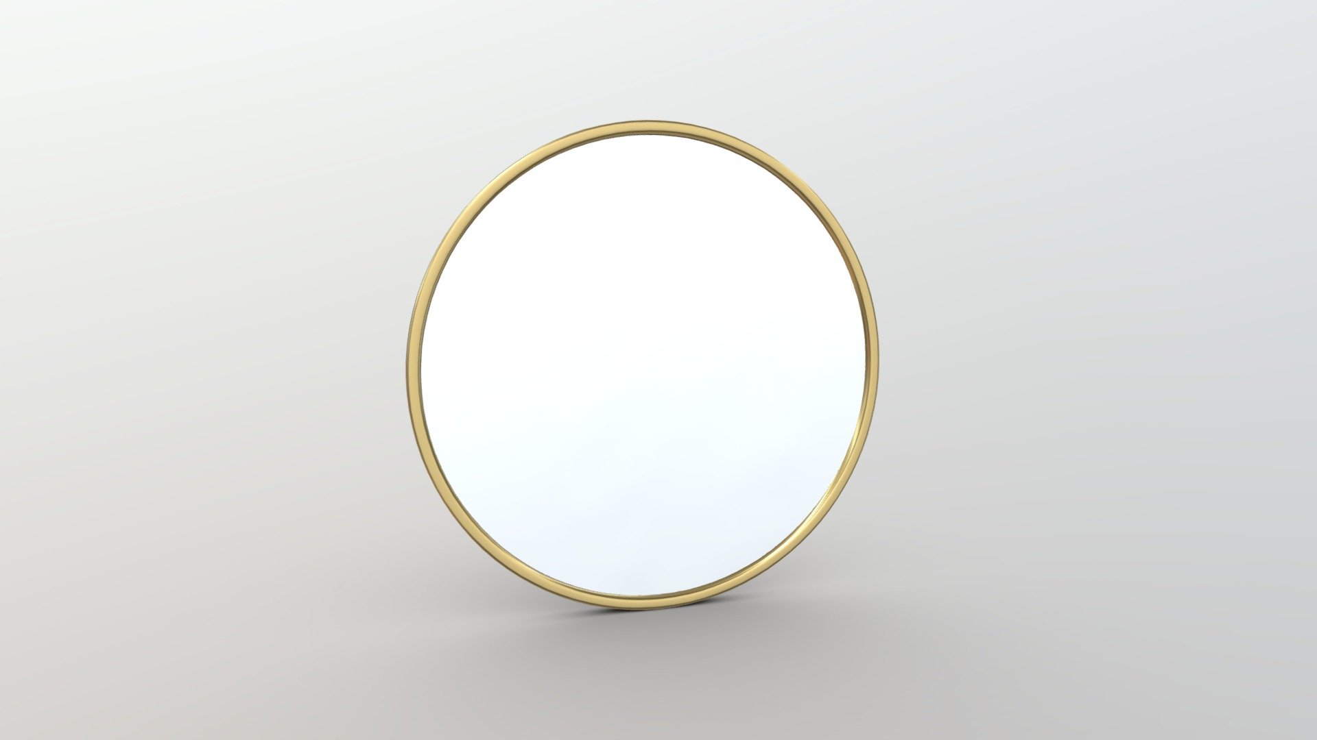 Artbella Gold Round Mirror - Buy Royalty Free 3D model by interior ...