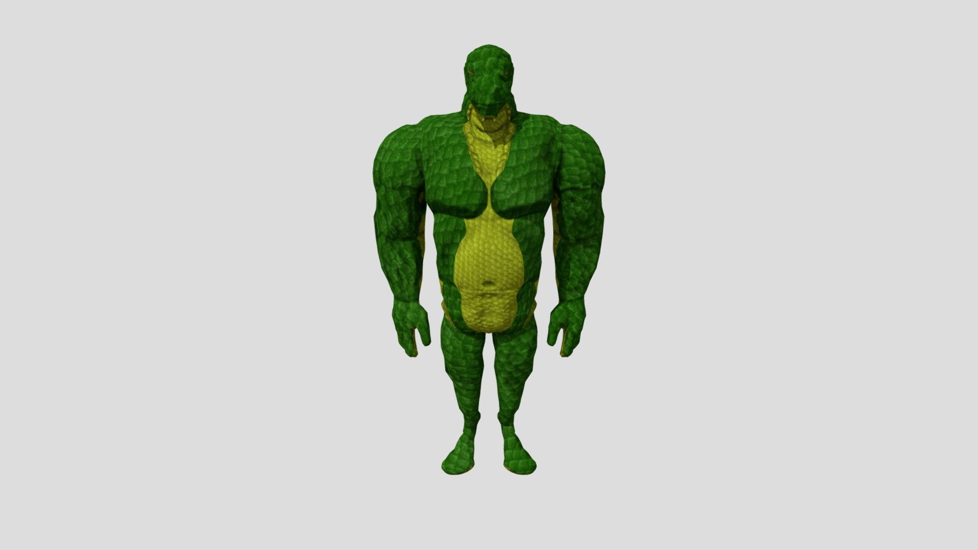 Gorian Low Poly With Eyes V2 - 3D model by ElBerni [301d437] - Sketchfab