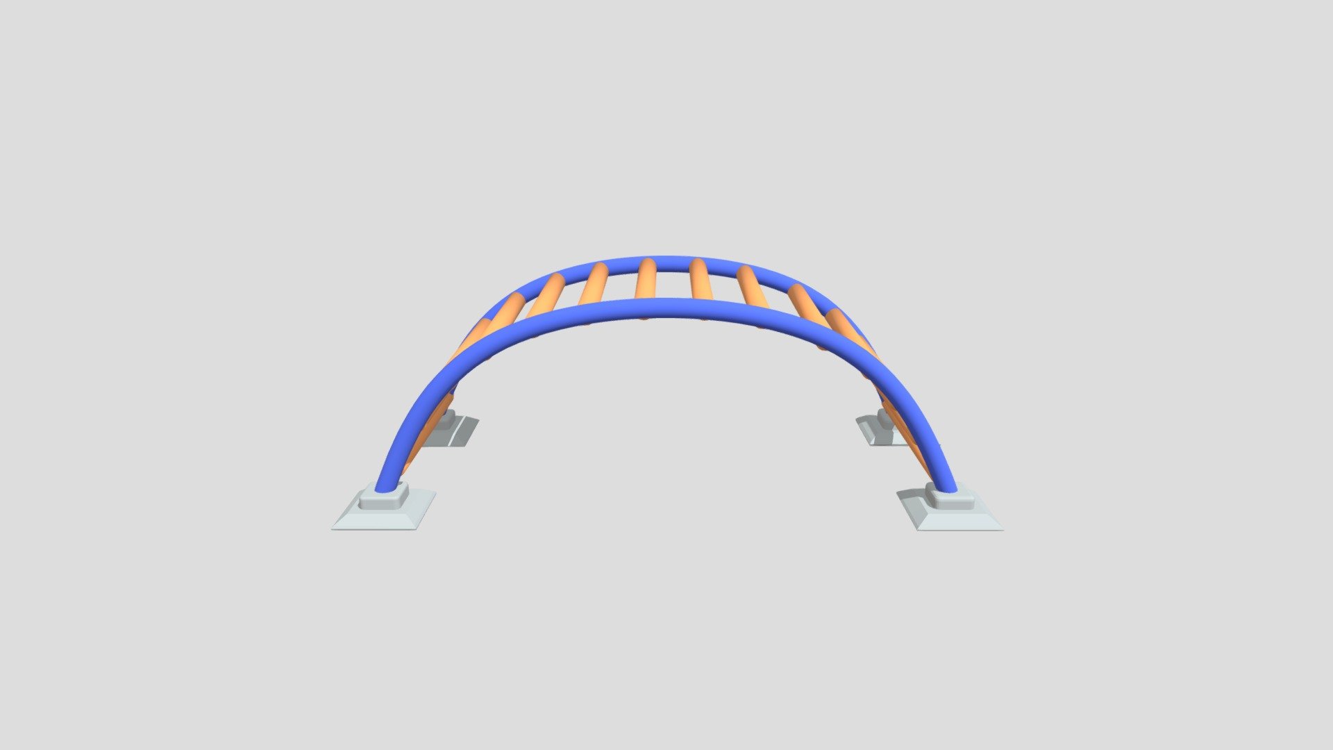 Curved Playground Ladder - Stylized 3D Model - Download Free 3D model ...