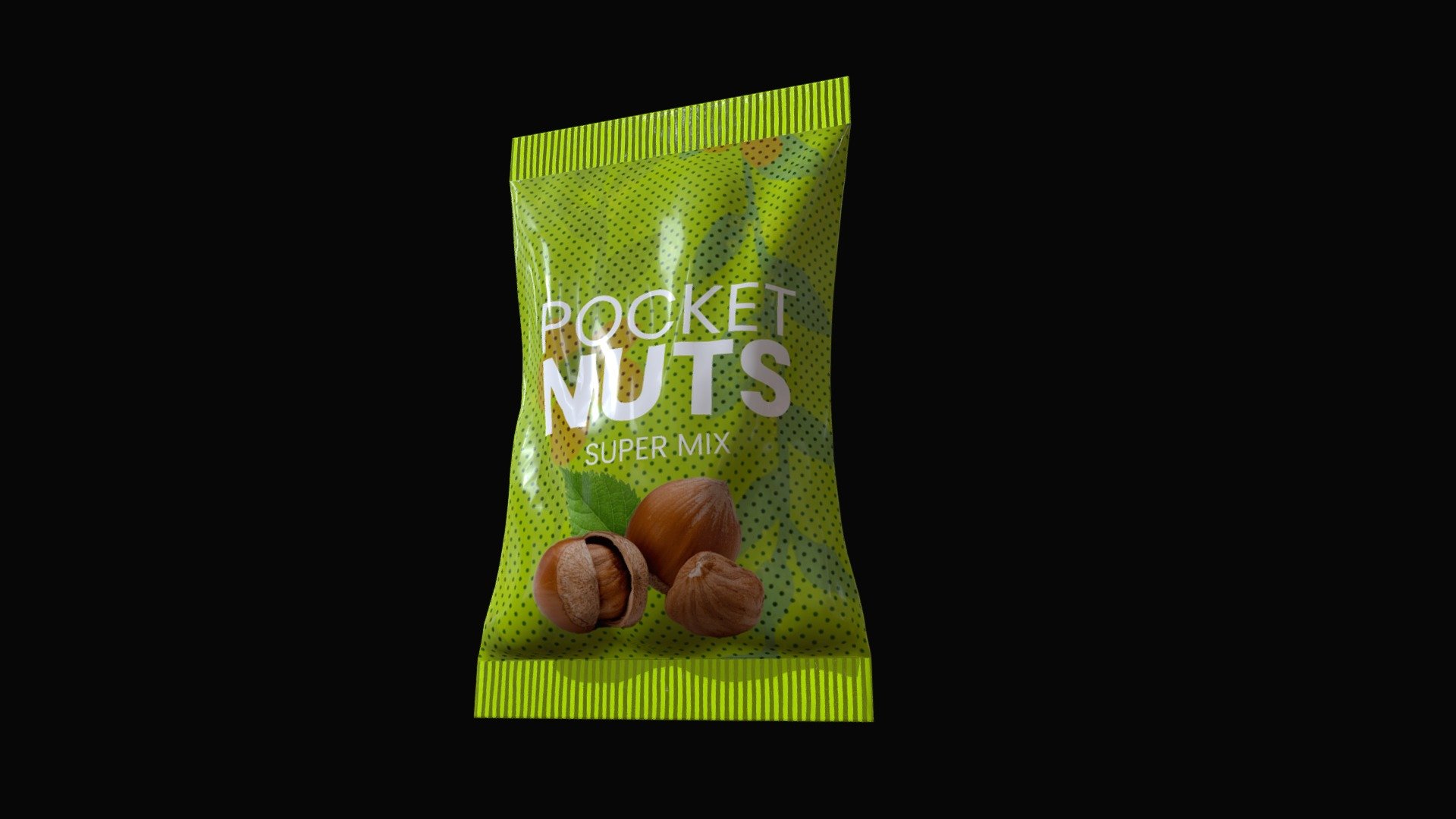 Nut Packet - 3D model by javaxme [301df23] - Sketchfab