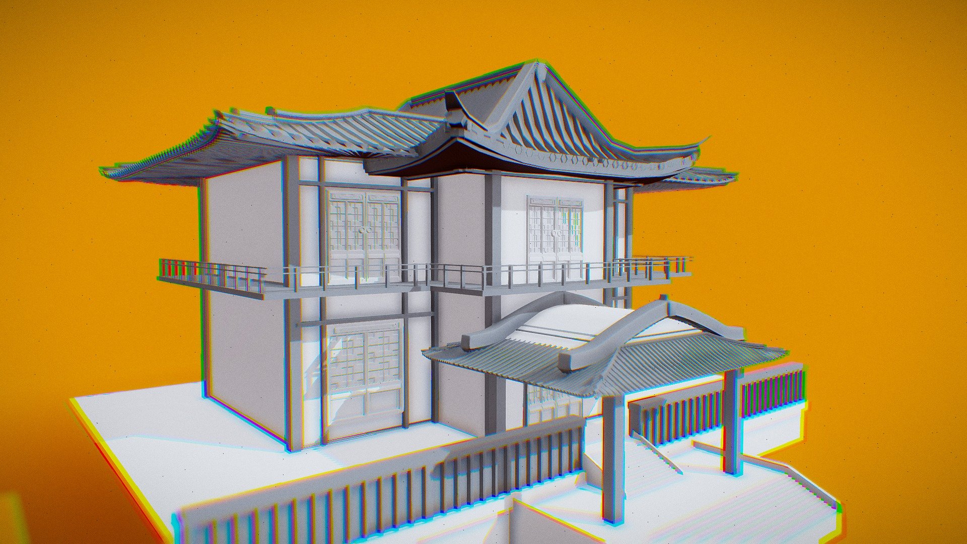 Chinese House 03 - Download Free 3D model by DeerDesigneer [301eeba ...