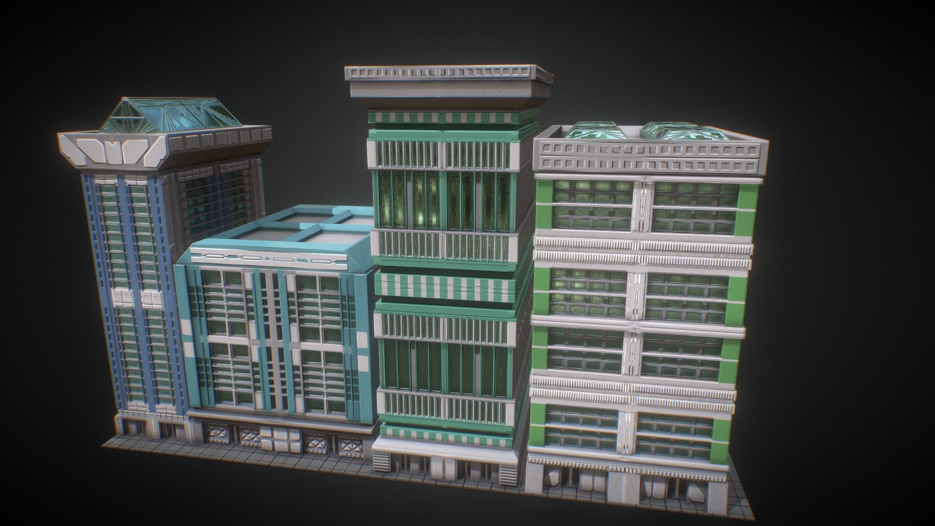 Low Poly Building Assets_18 - Download Free 3D model by _voxel_ ...