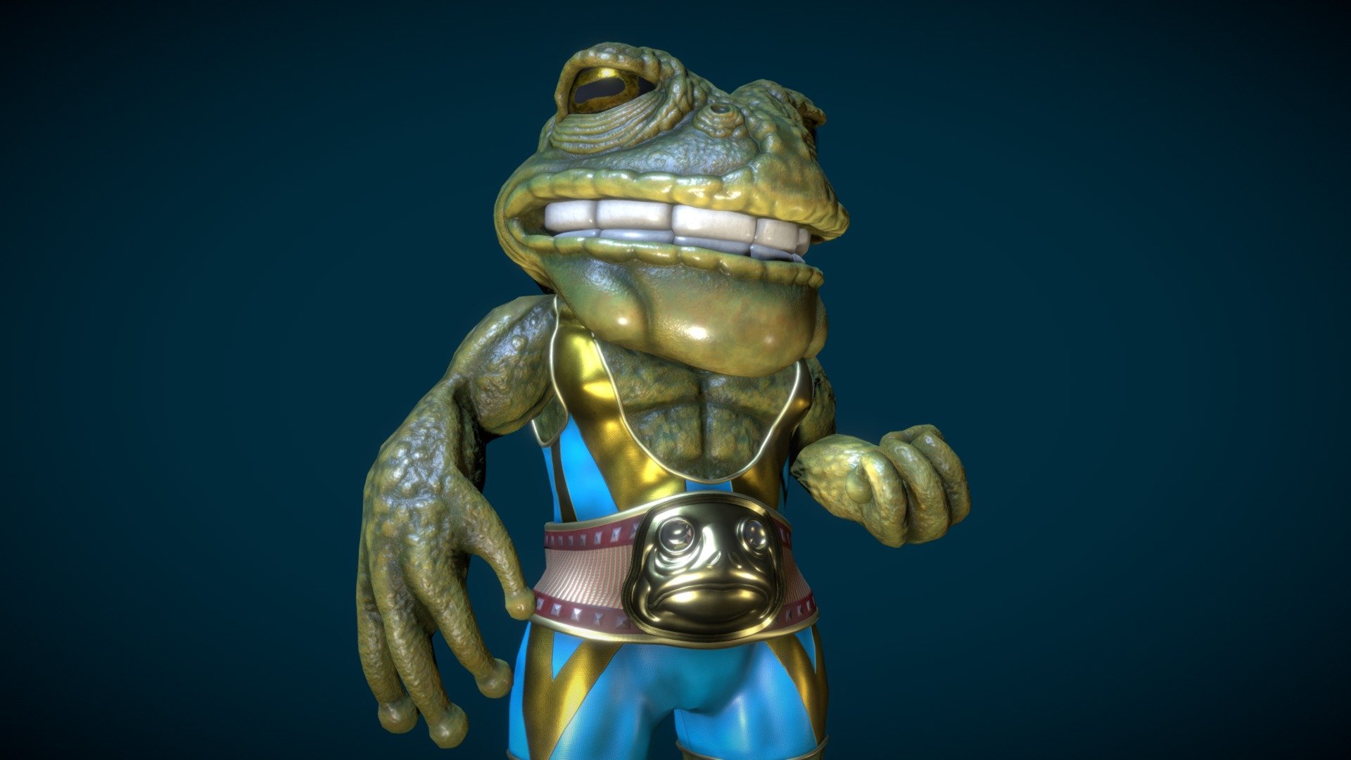 Frogman - 3D model by Patrick Thudium (@patrick.thudium) [3020ec1 ...