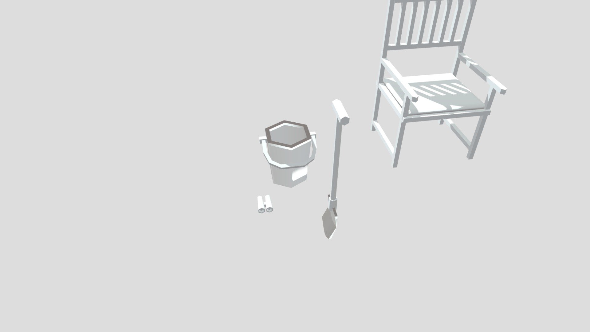 1DAEClaeysElias 3 Simple Props + 1 Complex Model - 3D model by ...