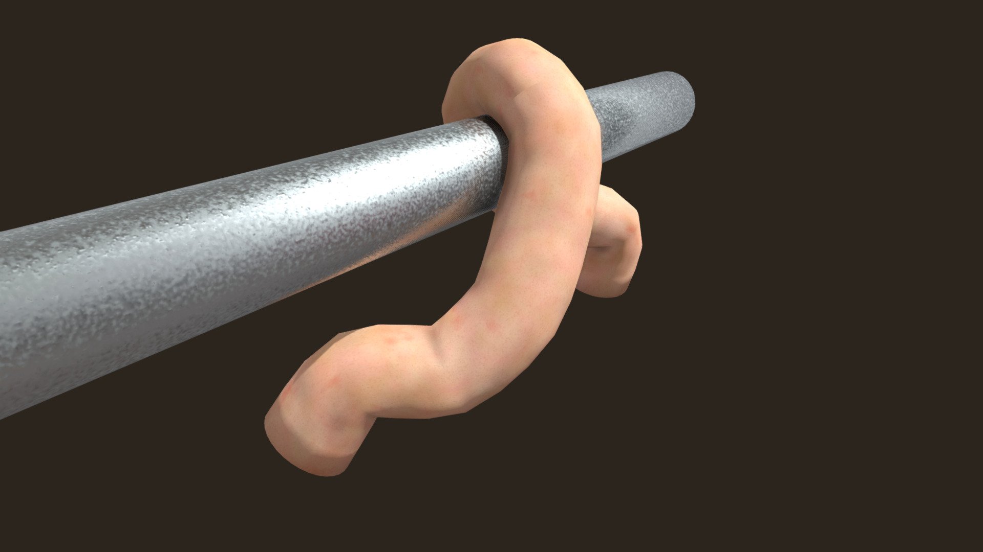 Blender rigging test, softbody flesh worm - Download Free 3D model by ...
