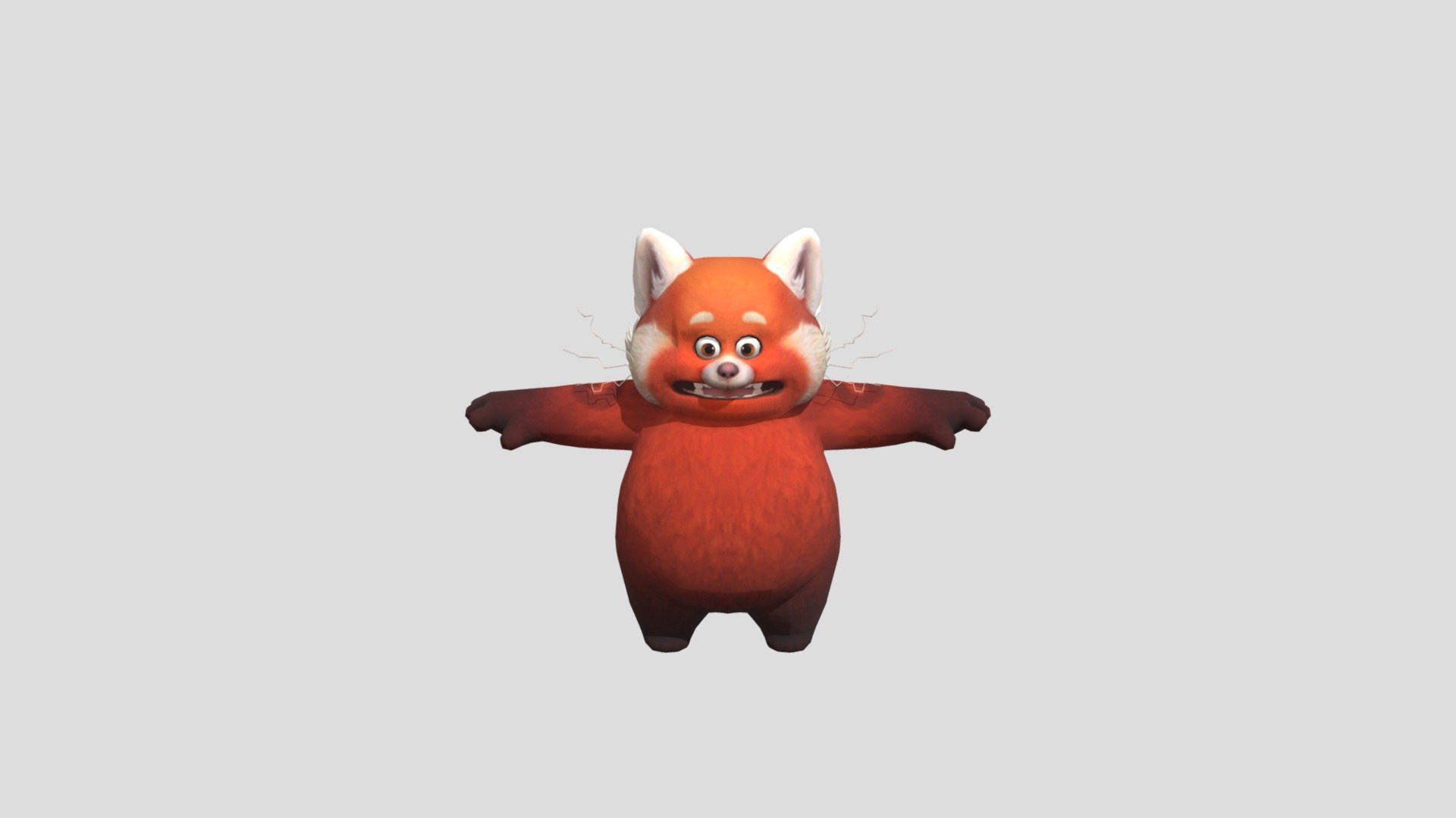 Anthro Red Panda - Download Free 3D model by donmcdonough [3022155 ...