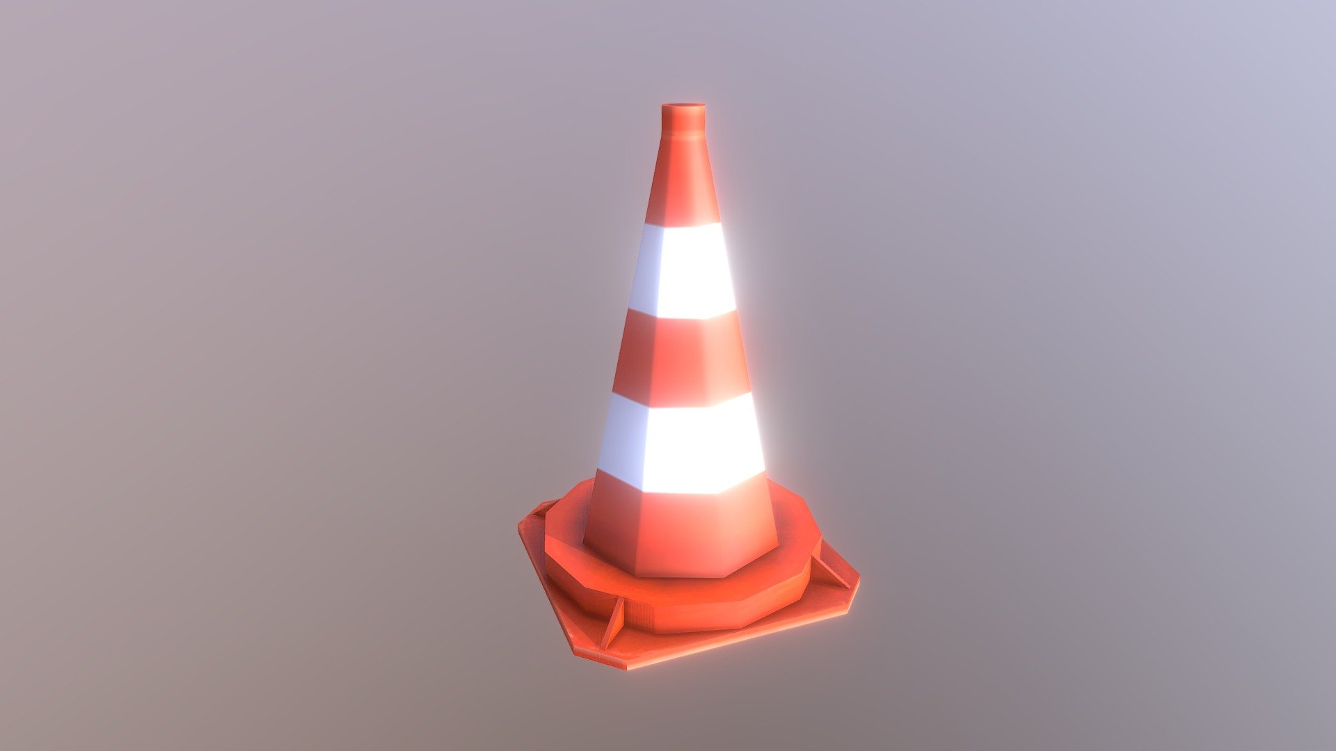 Traffic Cone - 3D model by llama (@application) [302378e] - Sketchfab