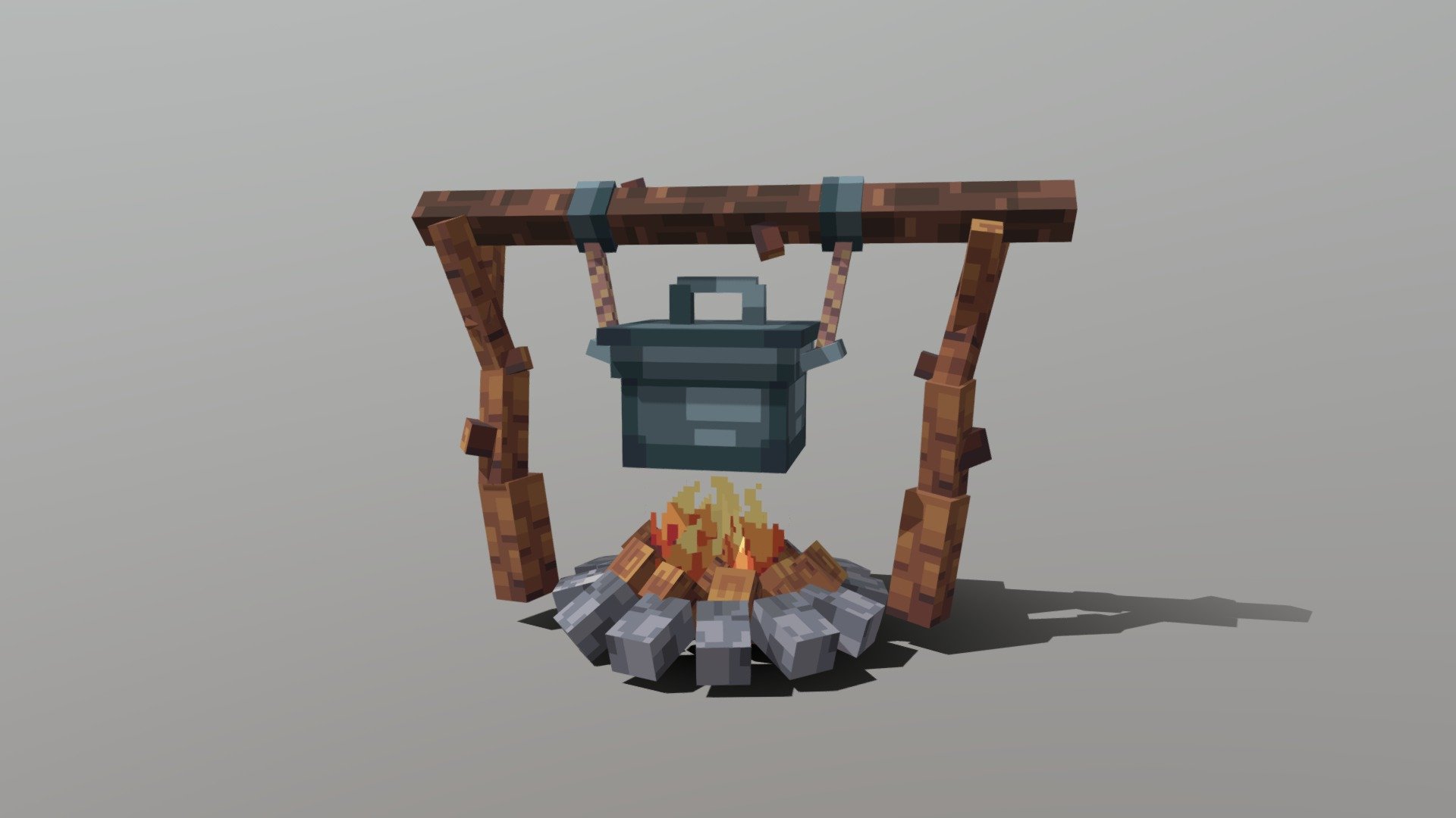bonfire - 3D model by romapophop [3024c93] - Sketchfab