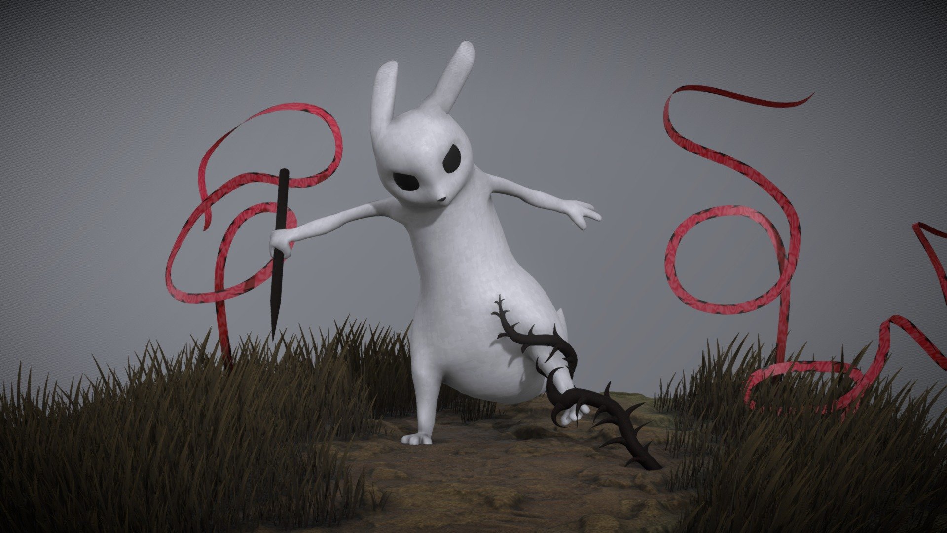 Slugcat | Rain World - Download Free 3D model by DimitriyArts [302536d ...